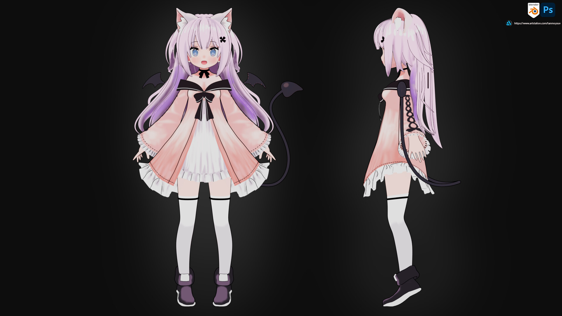 Tanmoy Mondal - anim girl modeling texturing