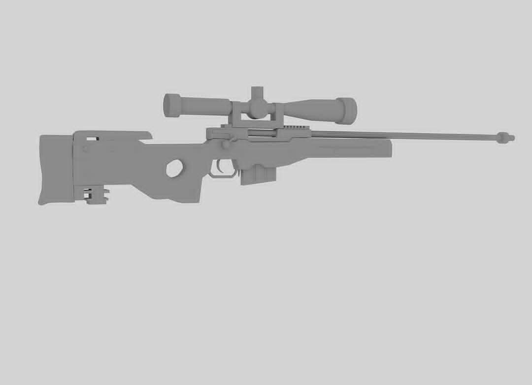 ArtStation - AWM sniper rifle #bgmi#pubgmobile