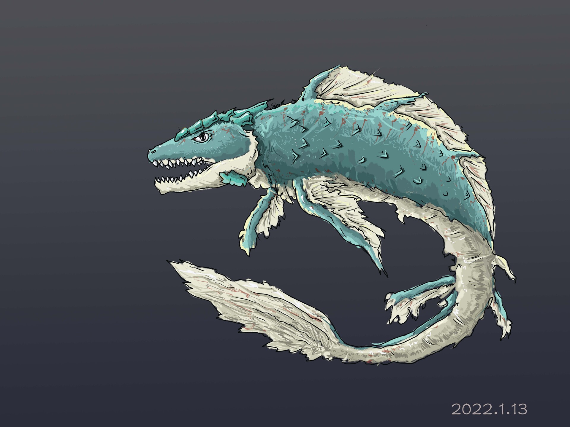 ArtStation - Intelligent ichthyosaur