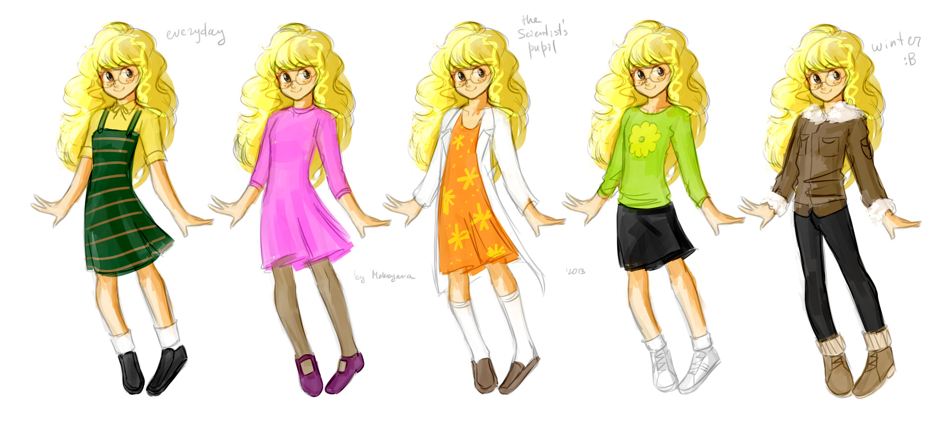 Katherine Makoyana - TDAC character concepts - kids