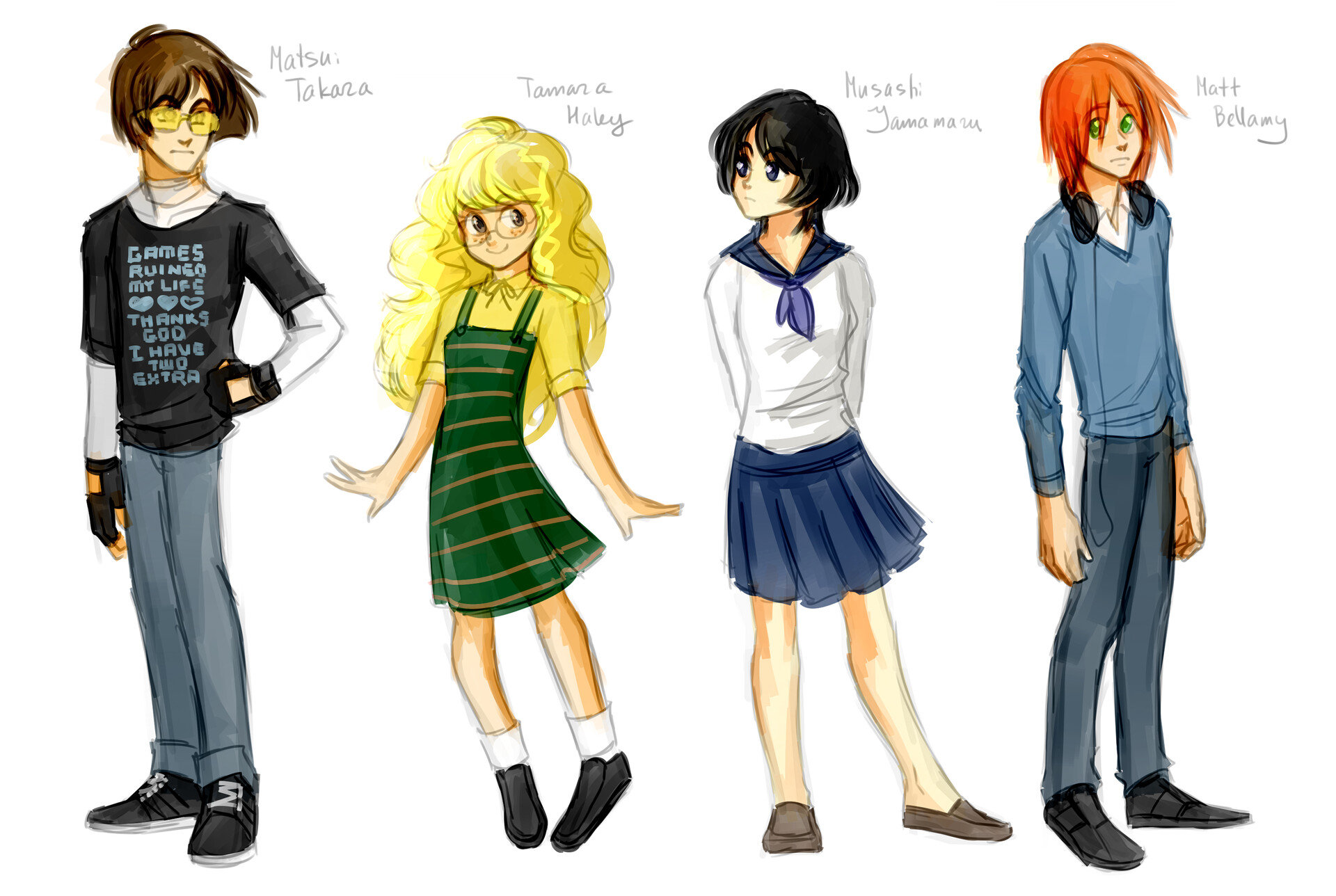 Katherine Makoyana - TDAC character concepts - kids