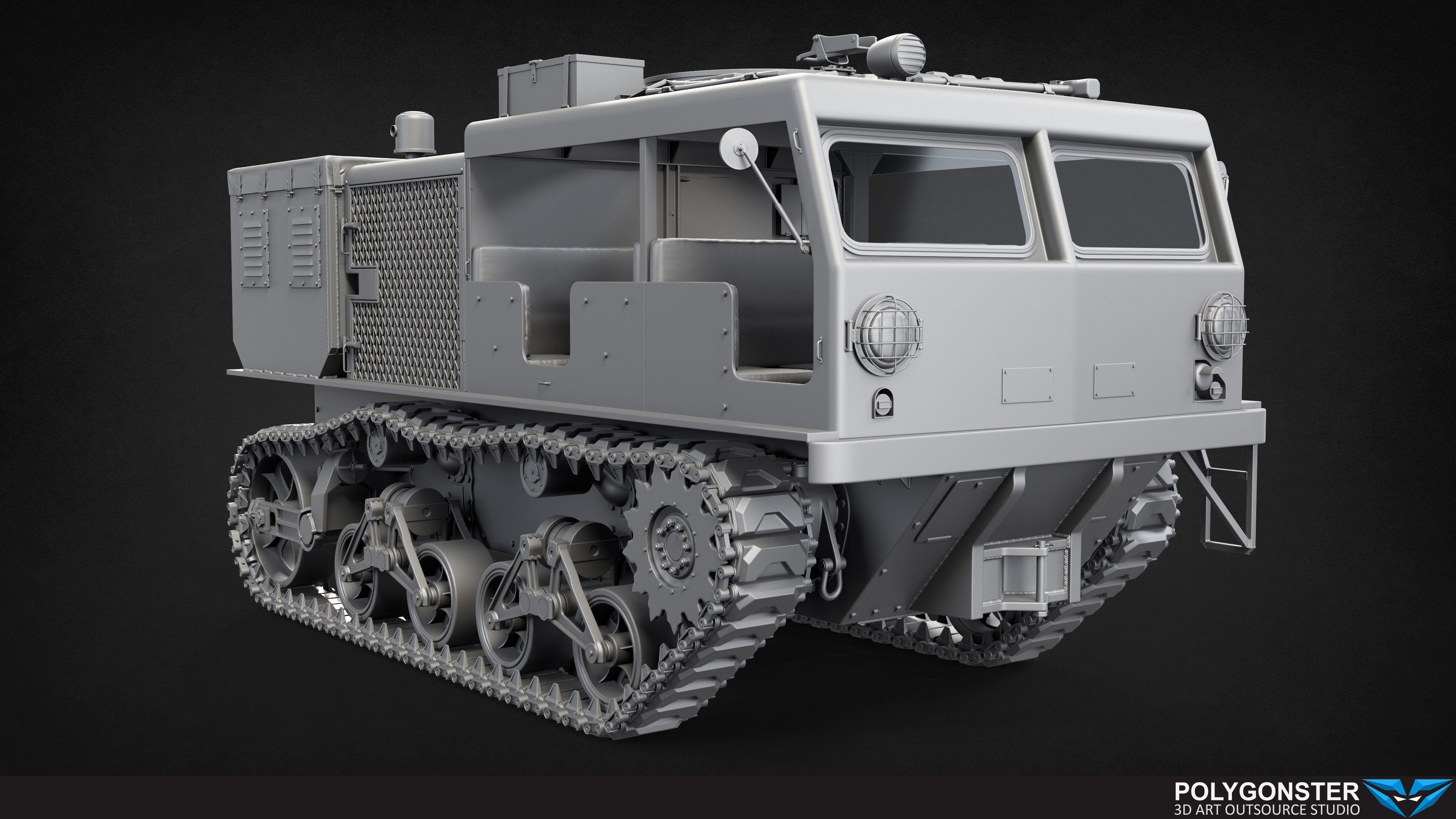 Polygonster Studio - M4 Tractor
