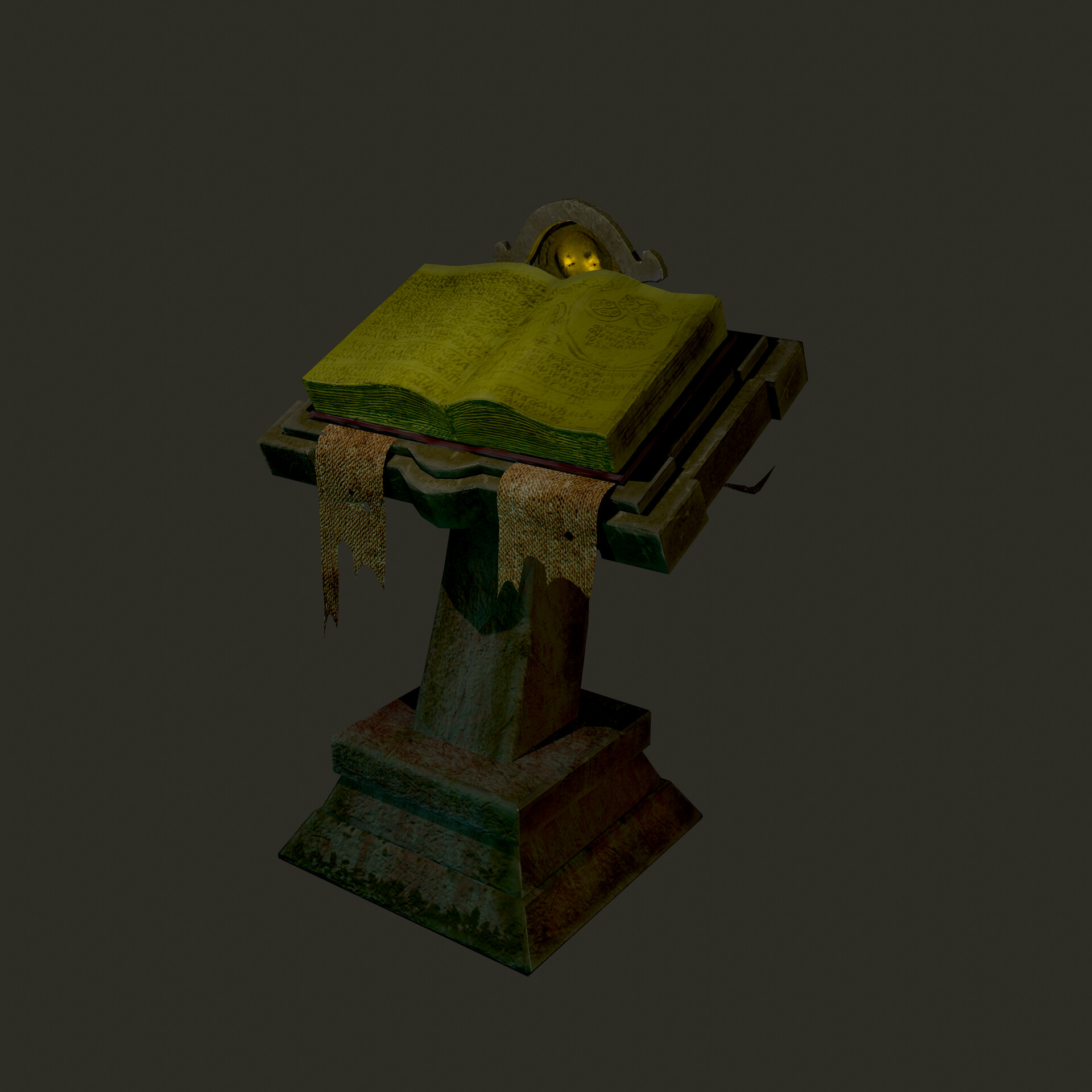 ArtStation - The Medieval Book Stand