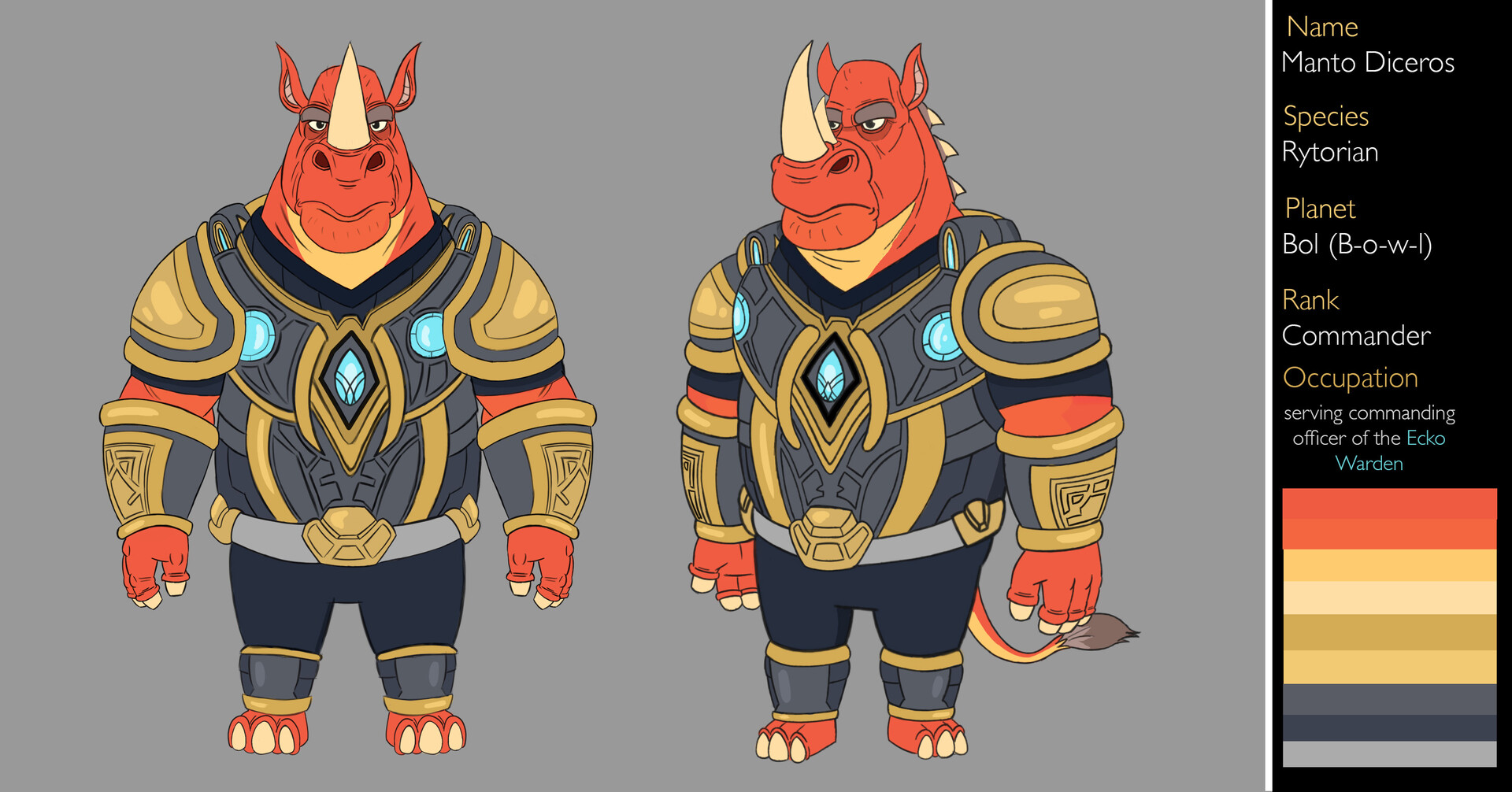 ArtStation - Commander Manto Diceros