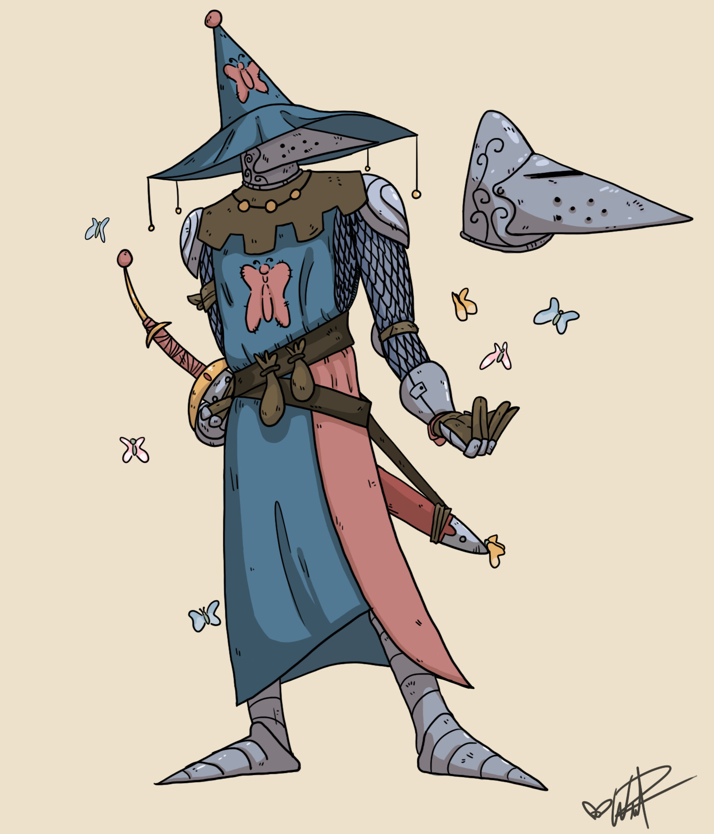 ArtStation - The butterfly knight