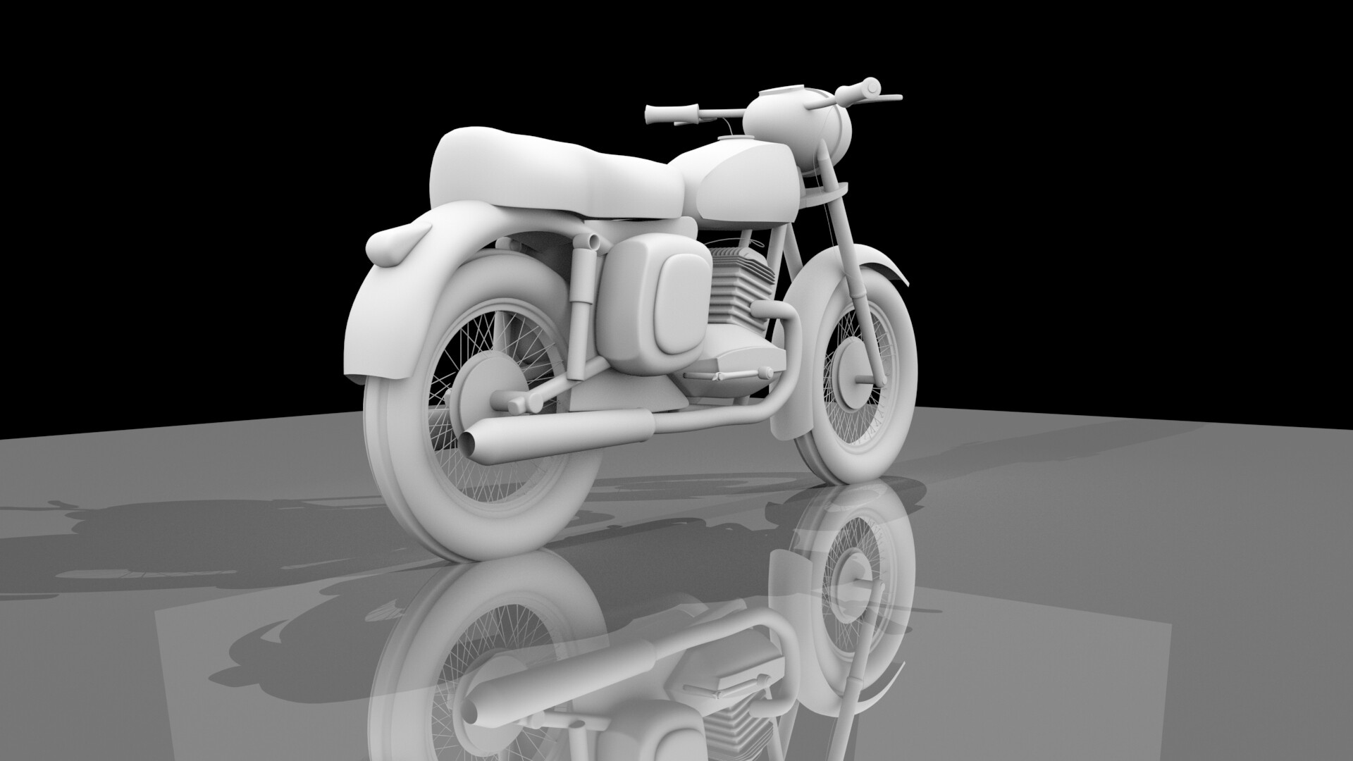 ArtStation - 3d modeled bike