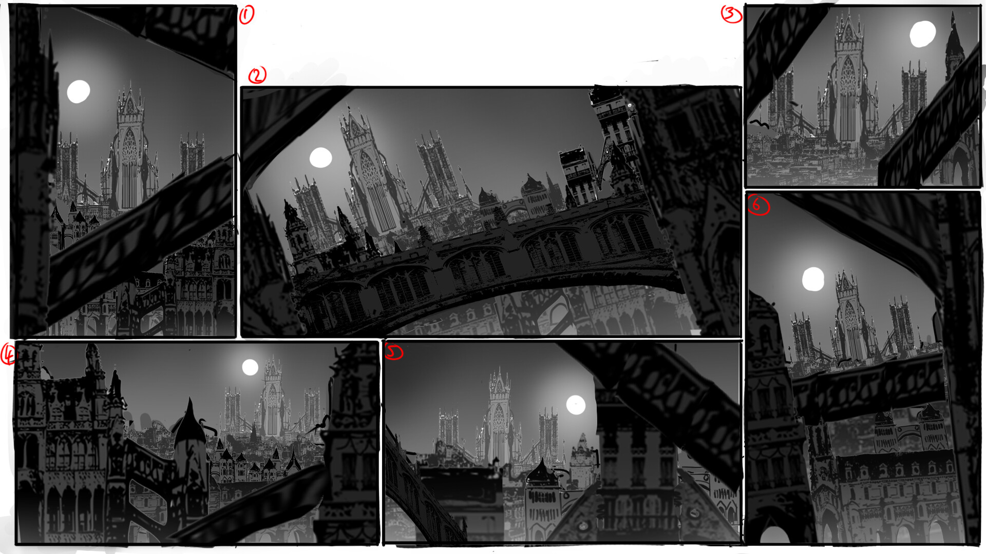 Lily Jade Searle - Gothic City Environment Design