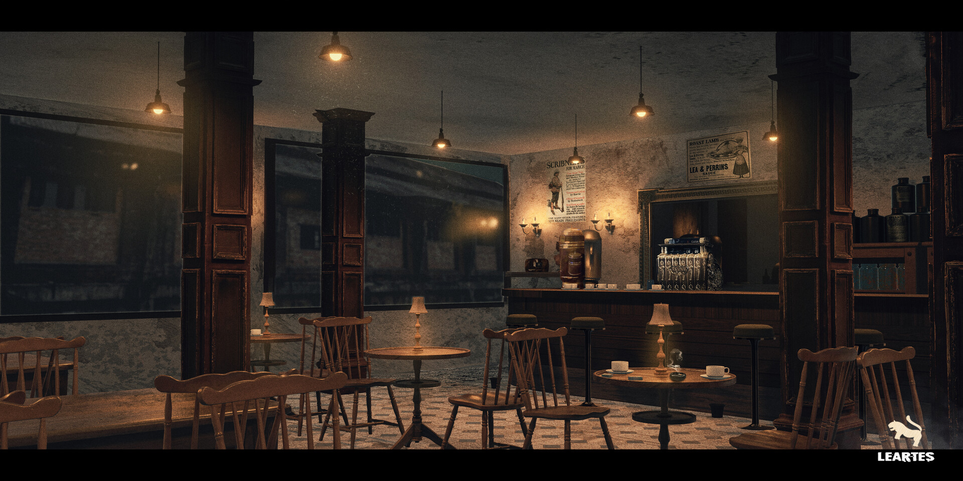 Alex Wëllermann - Dark city - Cafeteria