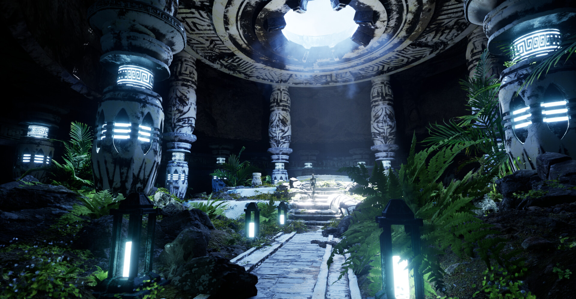 ArtStation - Fantasy Circle Cave