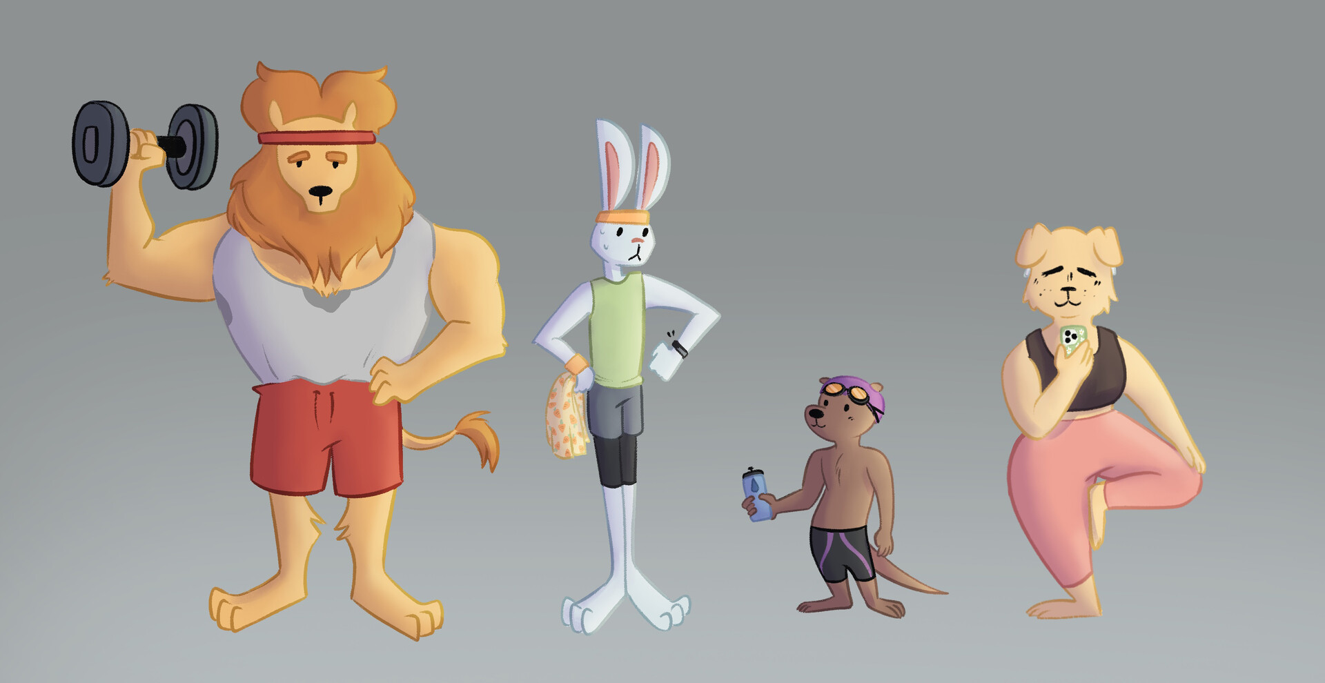 ArtStation - Gym Animals