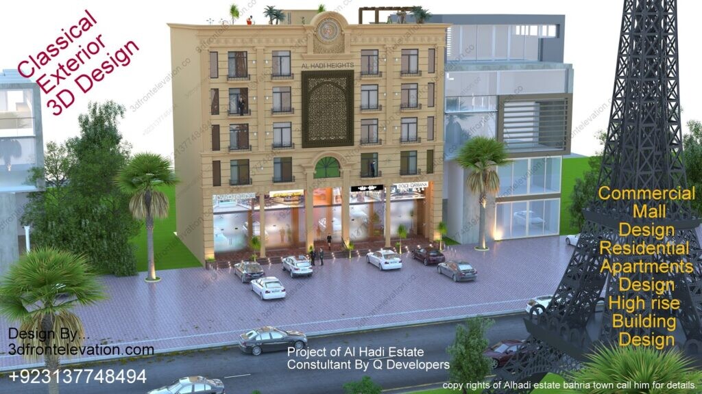 Architect for Design 3dfrontelevation.co - 6+ Commercial Building ...