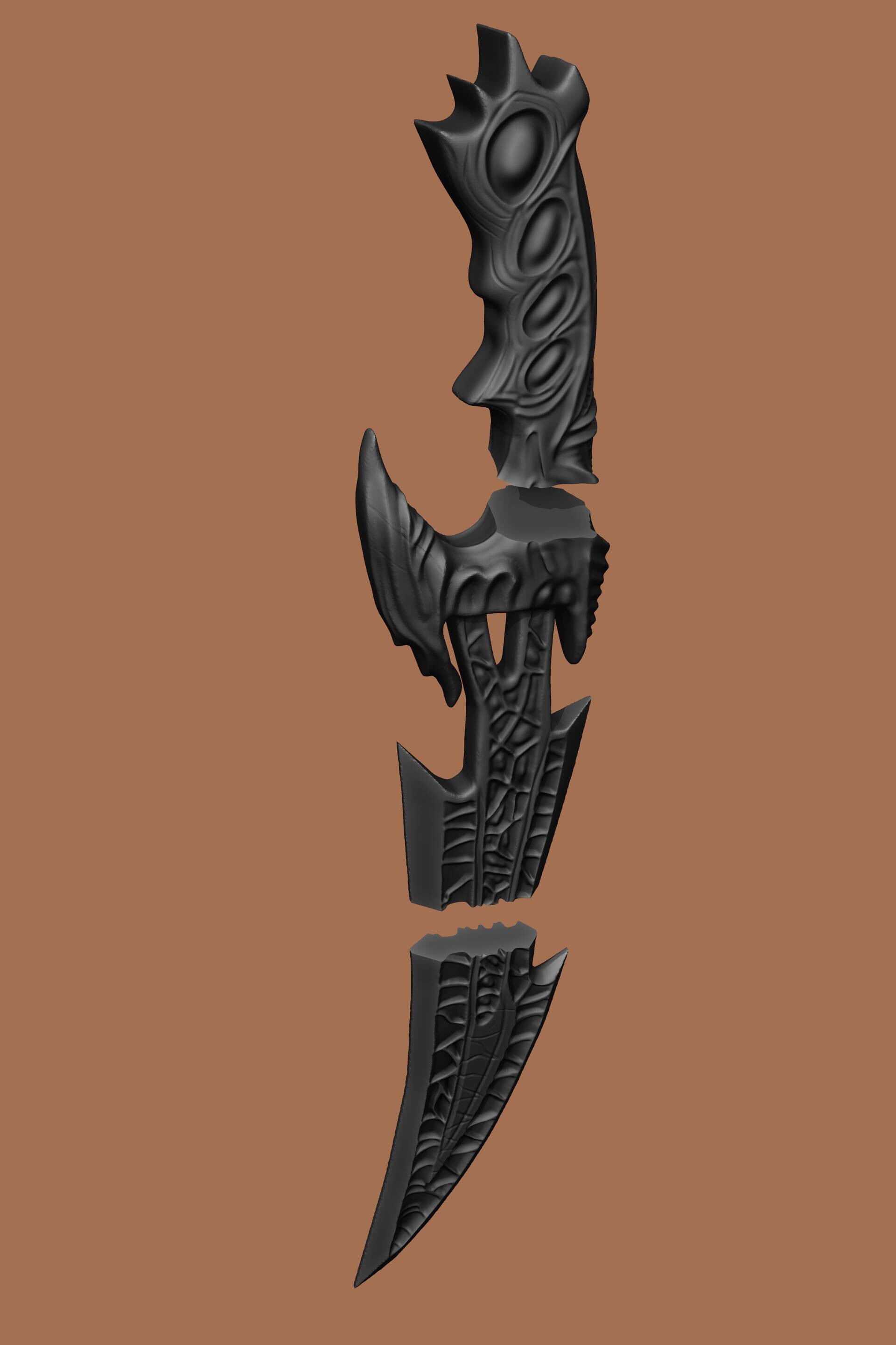 daedric dagger stl