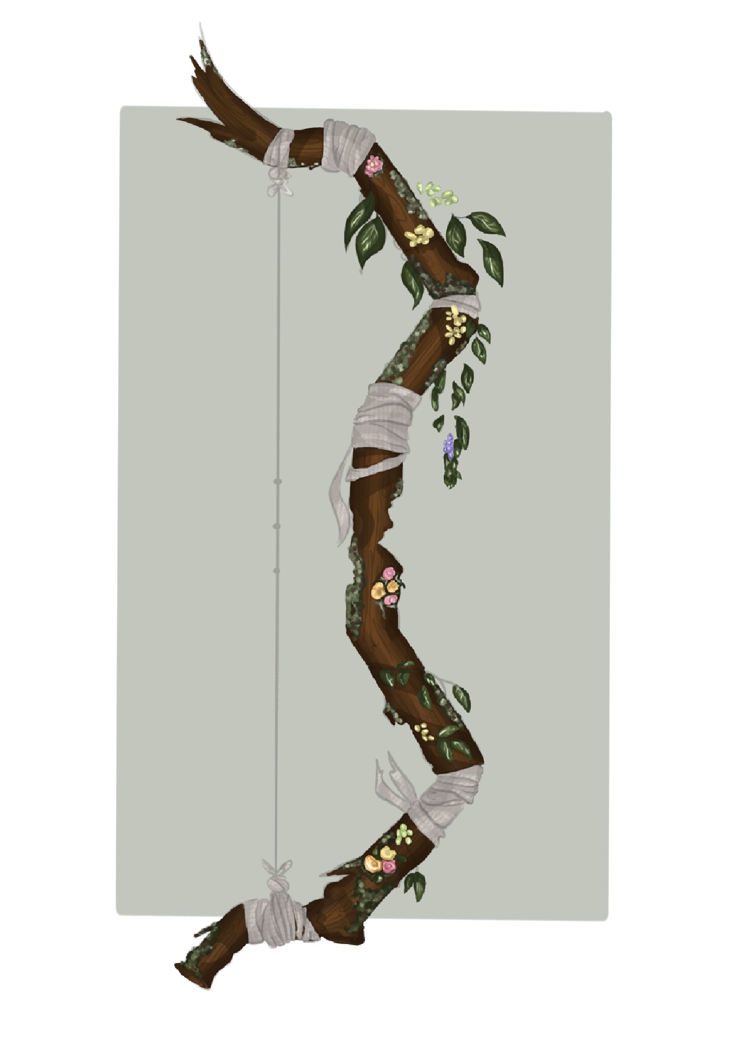 ArtStation - Branch bow + sketches
