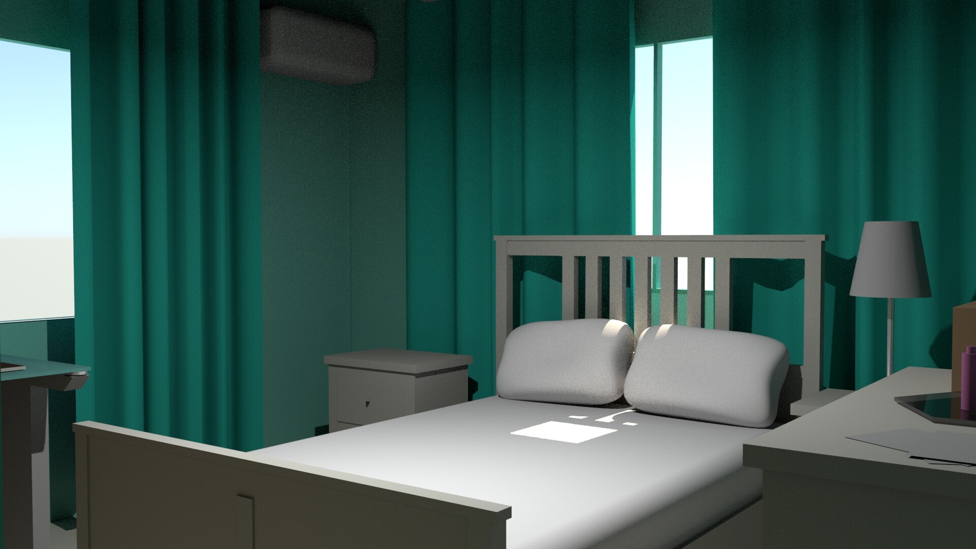 ArtStation - Bedroom (First 3D Model)