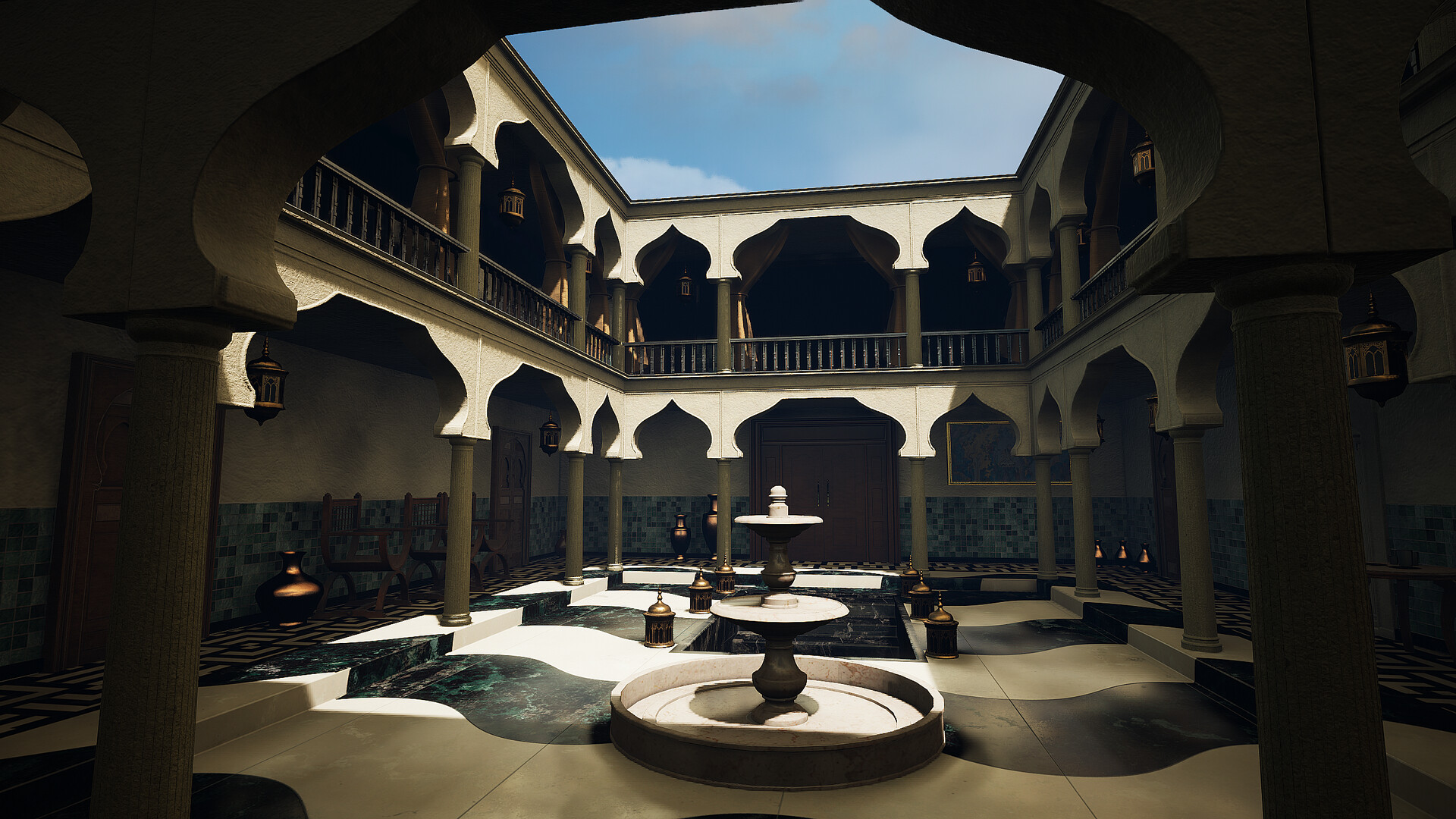ArtStation - Moroccan Riad Environment