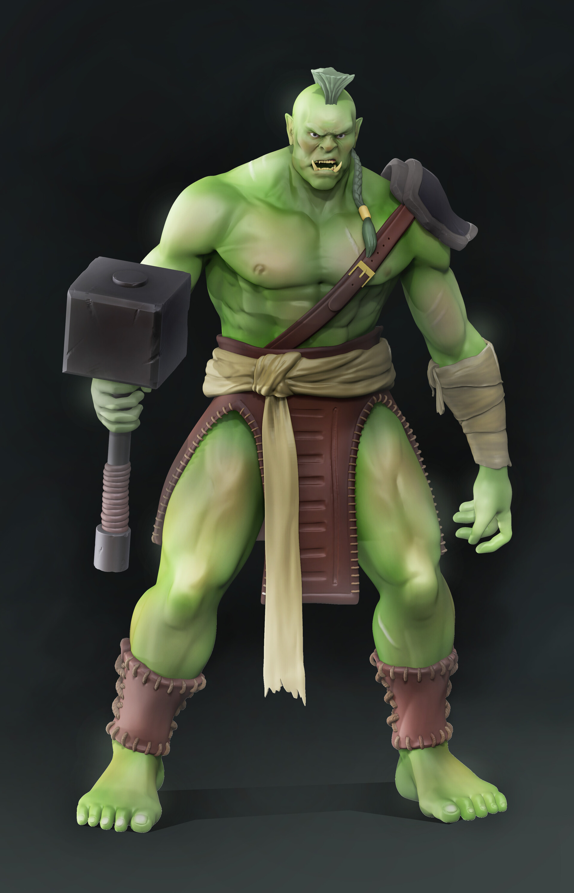 ArtStation - Orc practice