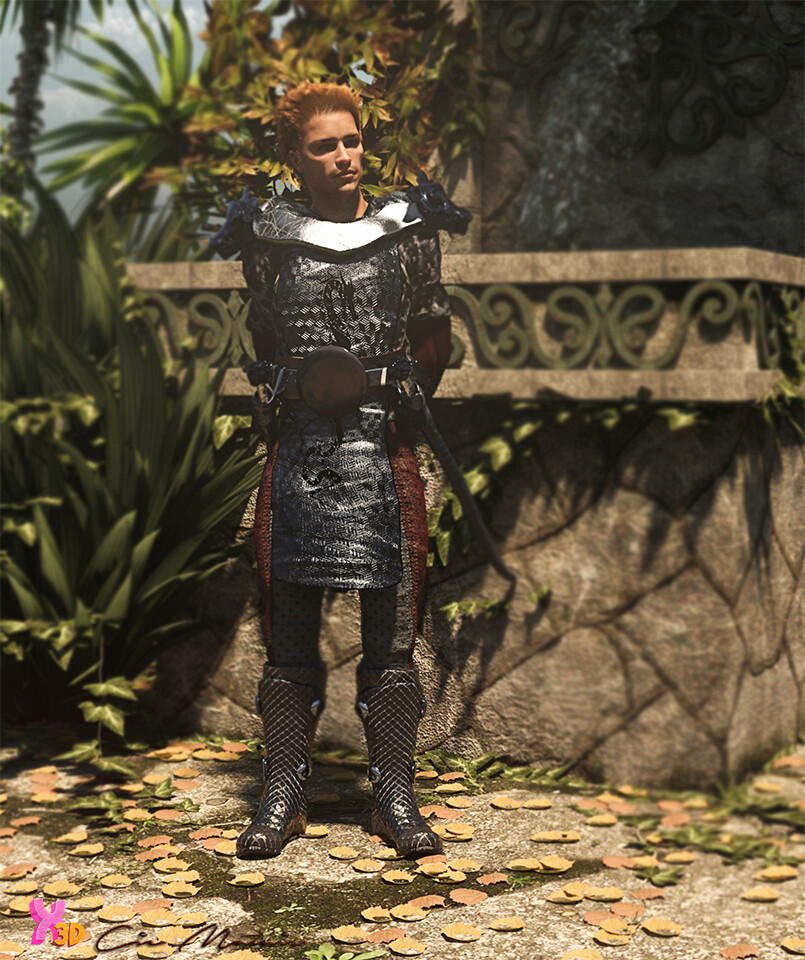 Xtreme3D Studio - Lyones dForce Monk Outfit & Texture Pack for G8M by Lyone