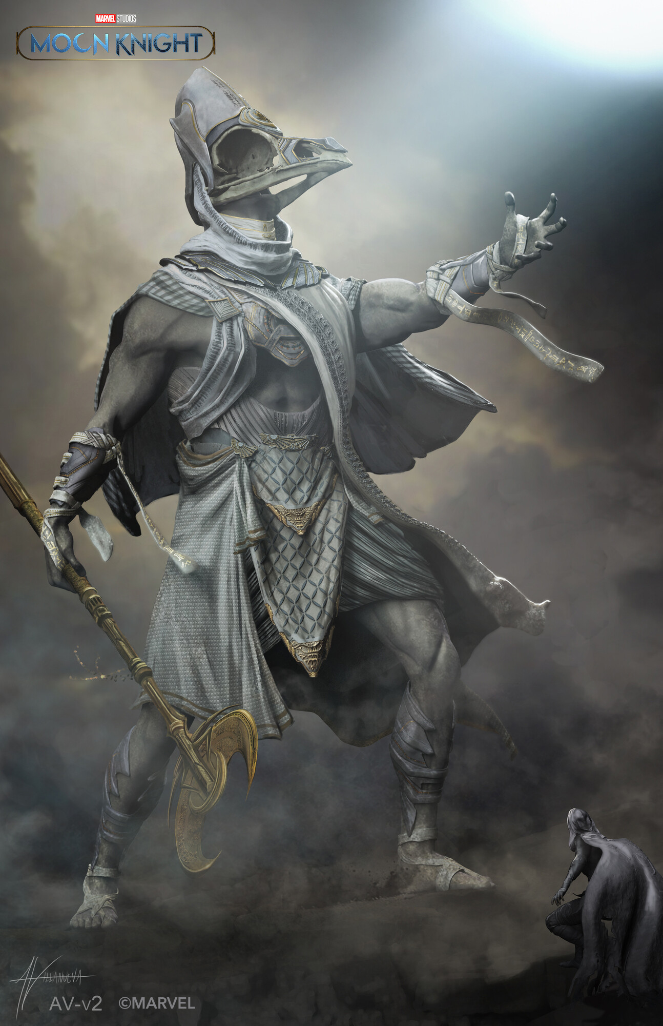 ArtStation - Moon Knight: Early Ultimate Khonshu design