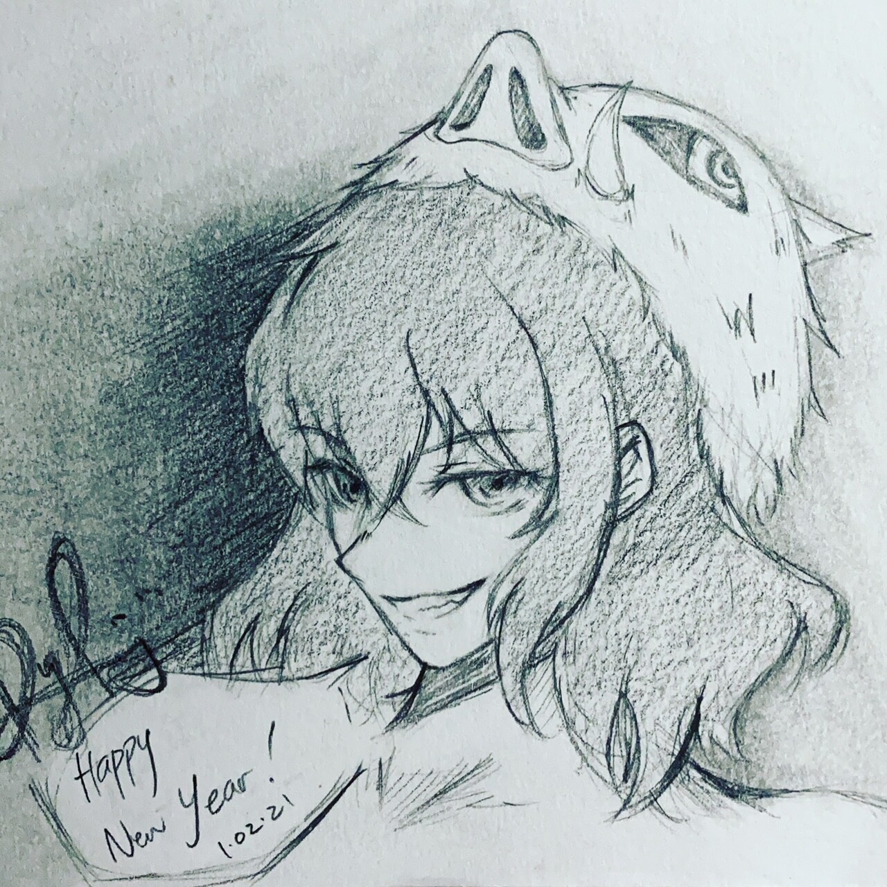 ArtStation - SKETCH: Inosuke Fanart