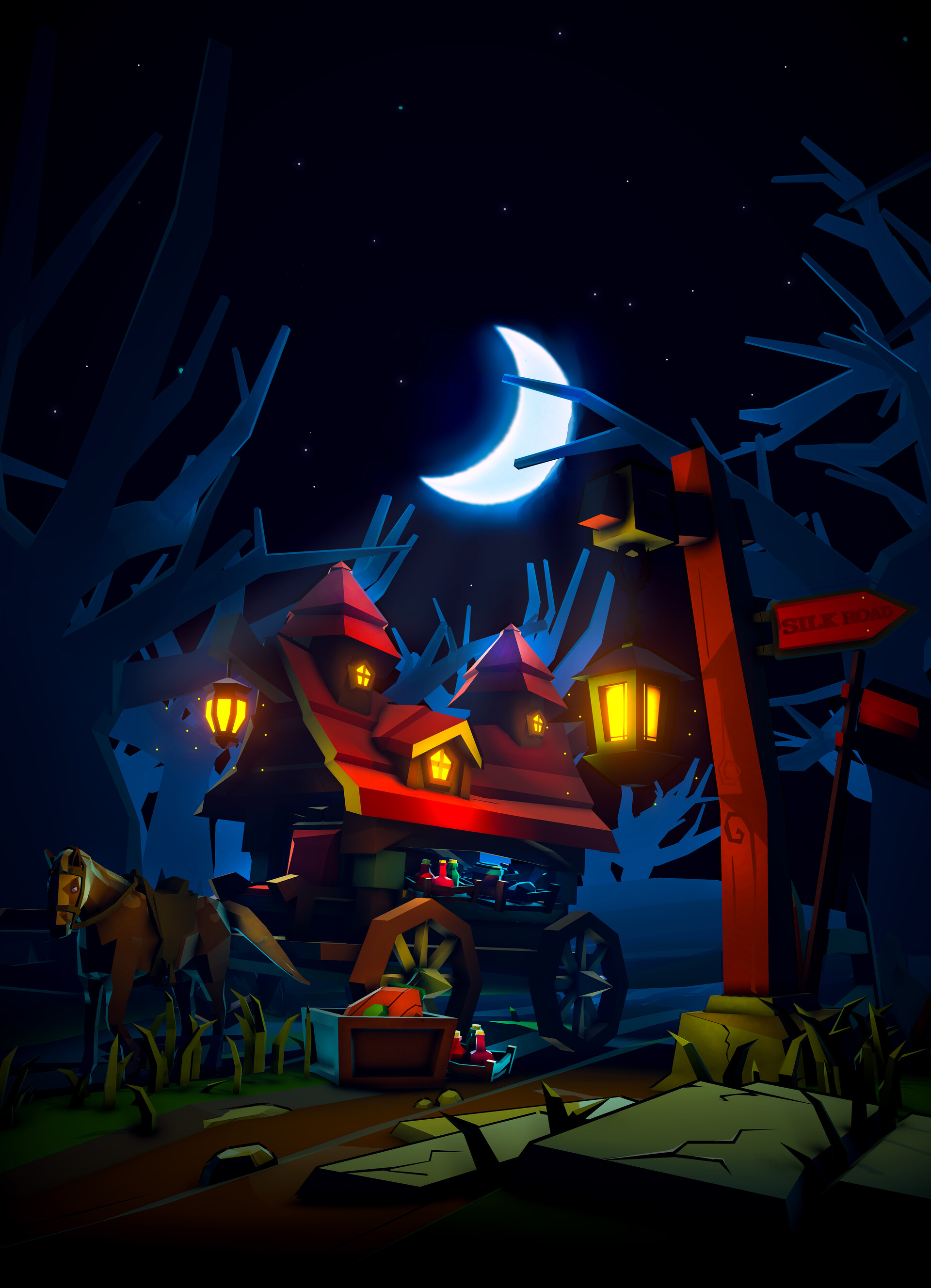 ArtStation - Merchant Run - Carts