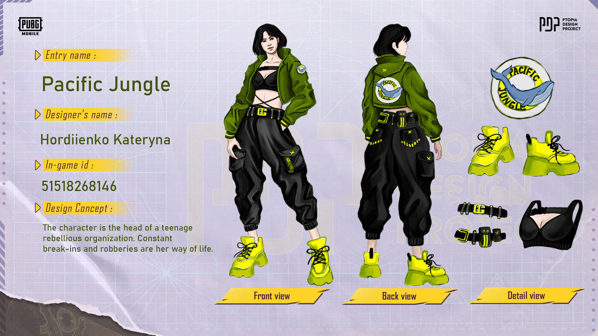 ArtStation - PUBG Mobile character design contest