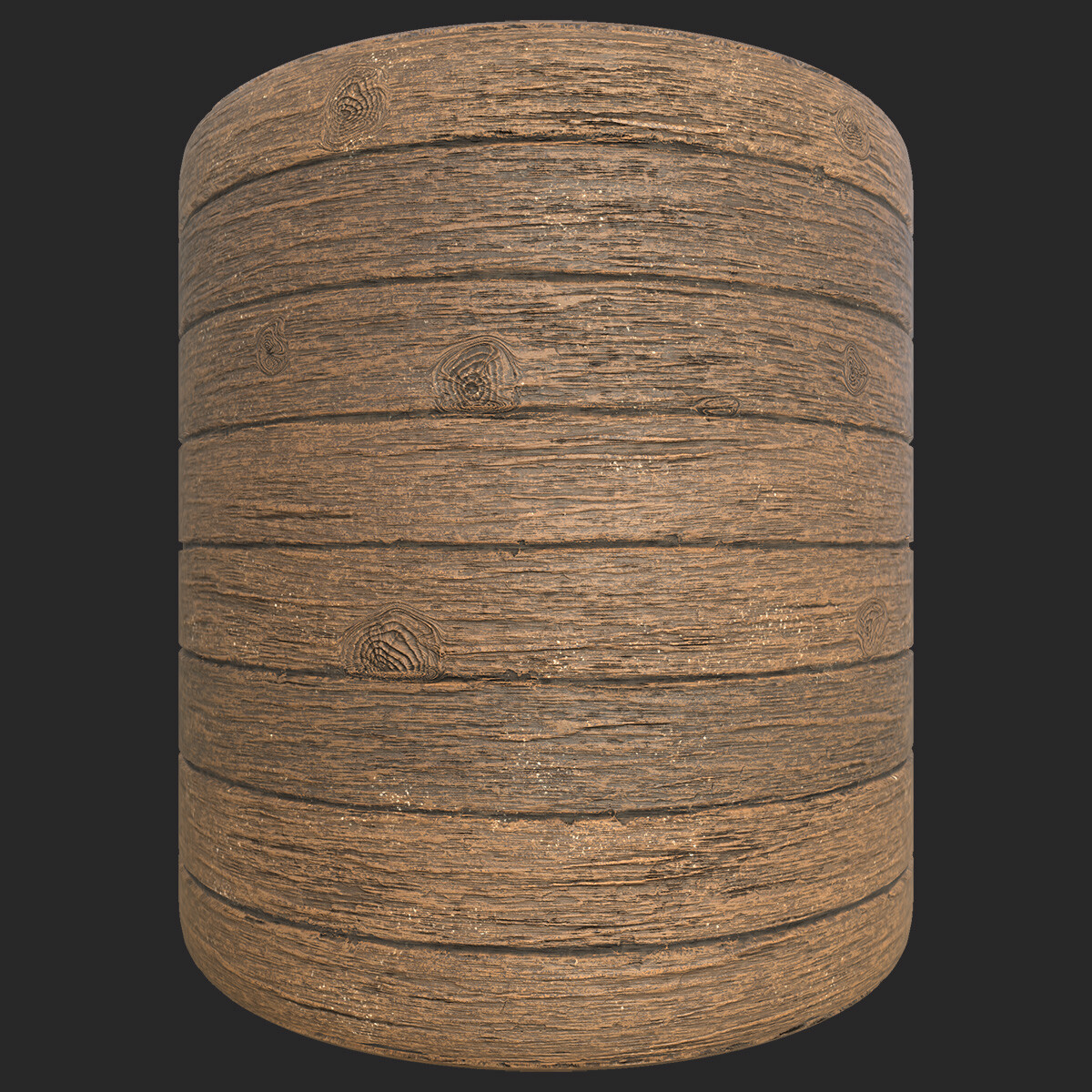 TextureCan - Rough Parallel Wood Plank (FREE PBR Texture)