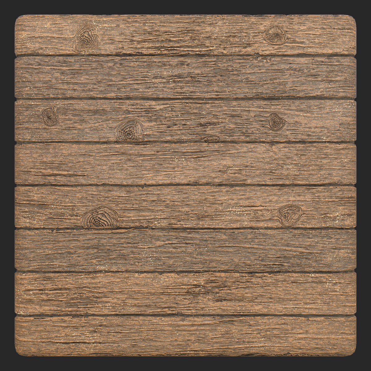 TextureCan - Rough Parallel Wood Plank (FREE PBR Texture)