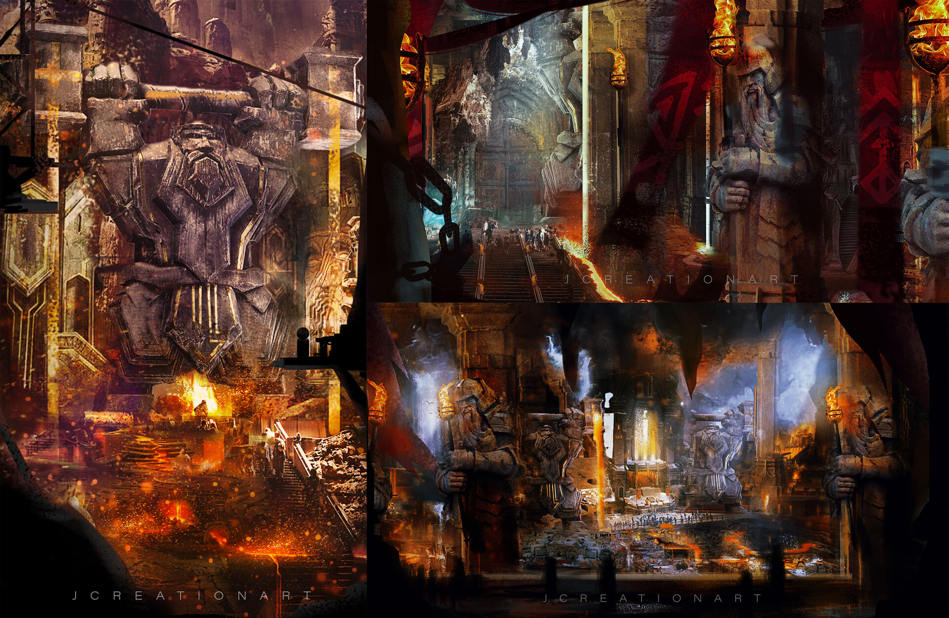 ArtStation - Tiskal - Dwarfen City