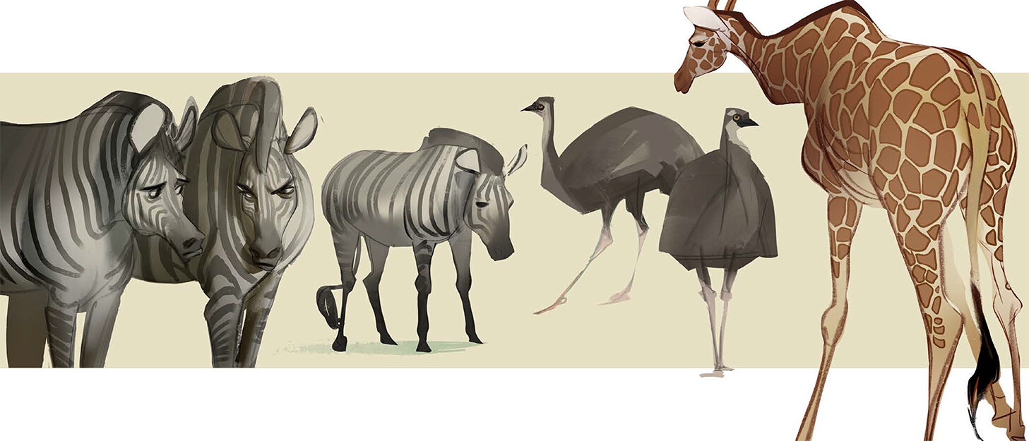 ArtStation - Animal sketches