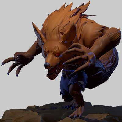 ArtStation - Werewolf Stylized
