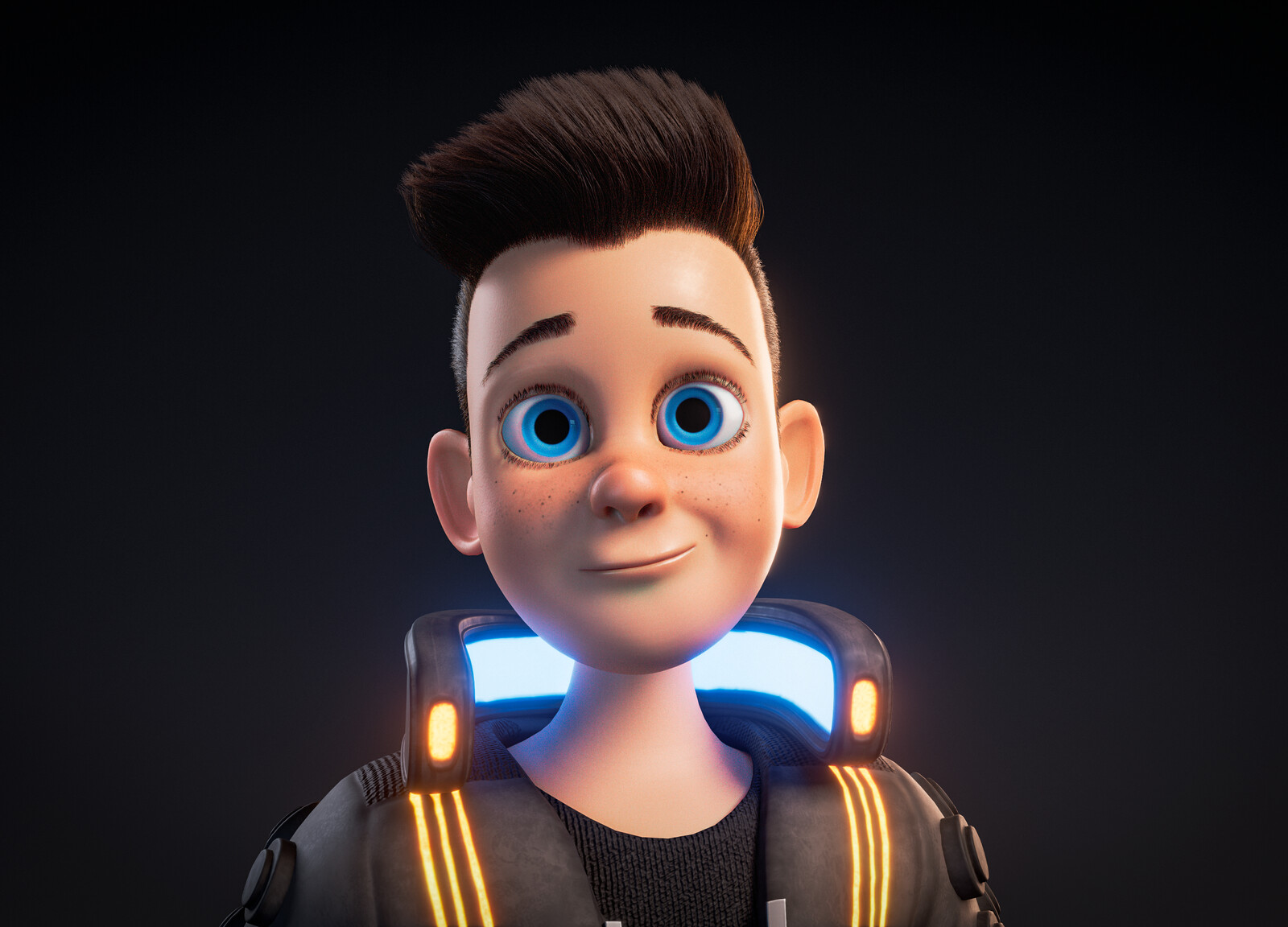 Carlos Álvarez Jiménez - Cyberpunk Kid - Stylized Character