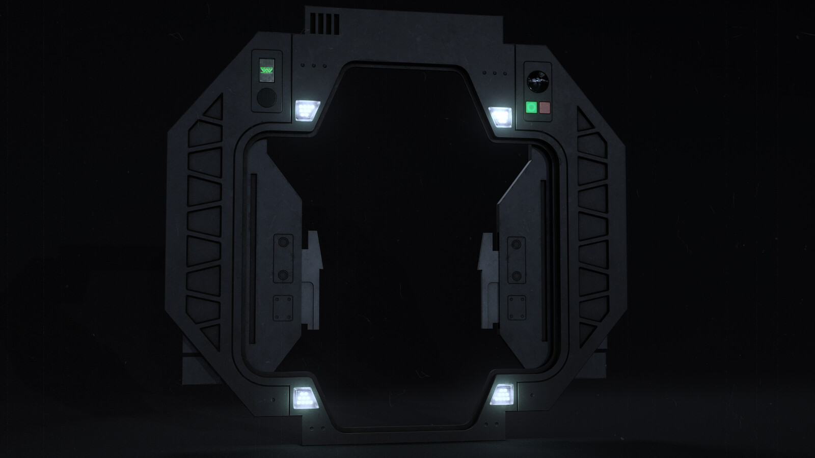 Sean Ian Runnels - Props for Gameplay | Sci-fi Door