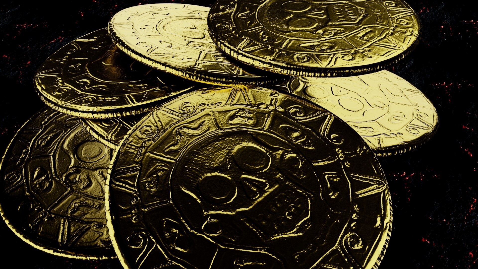 ArtStation - pirate coins