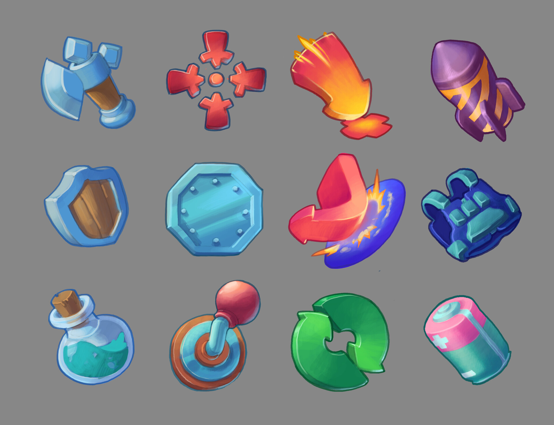 ArtStation - icons concept