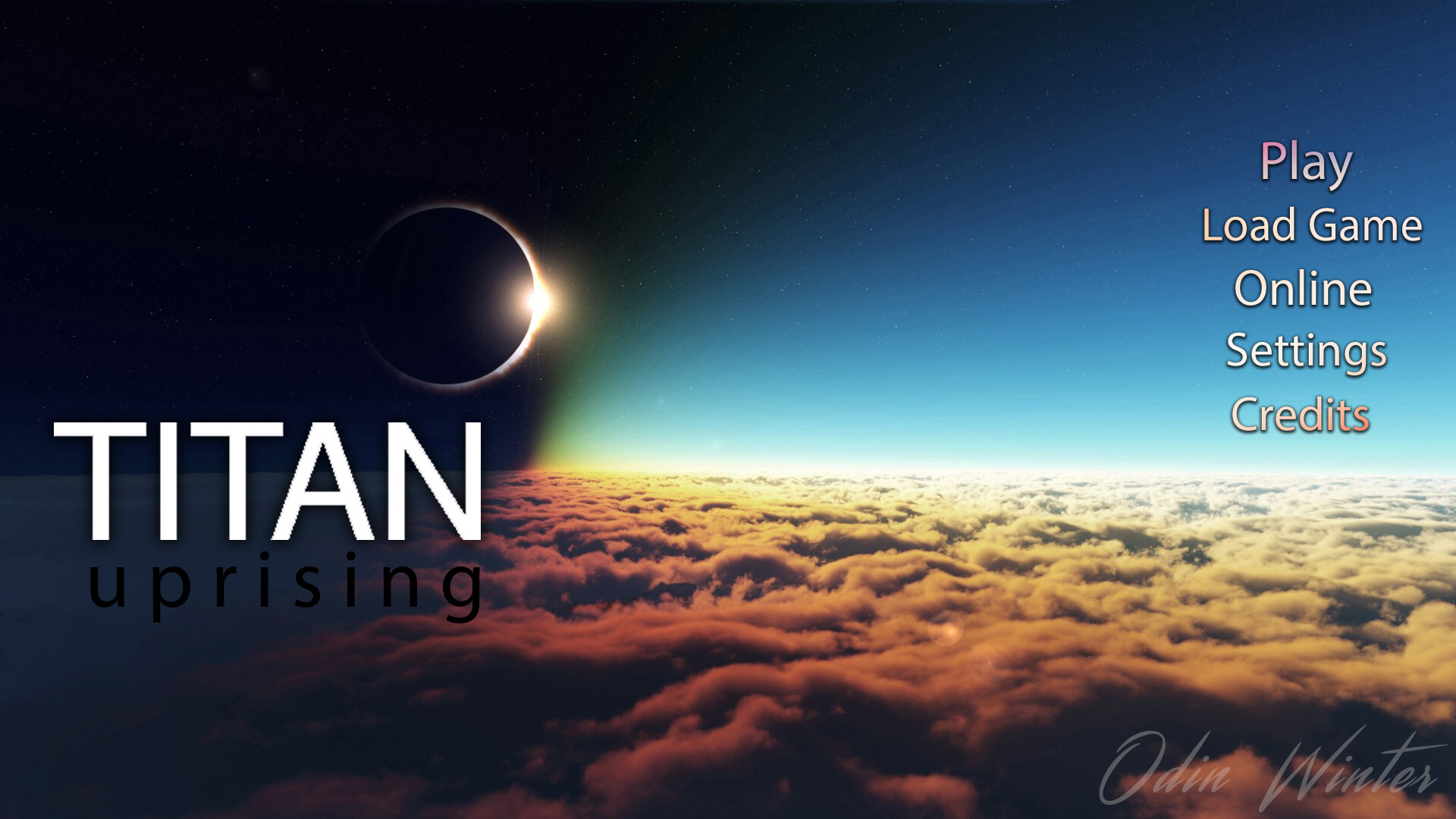 ArtStation - Titan Uprising Menu Screen Concept