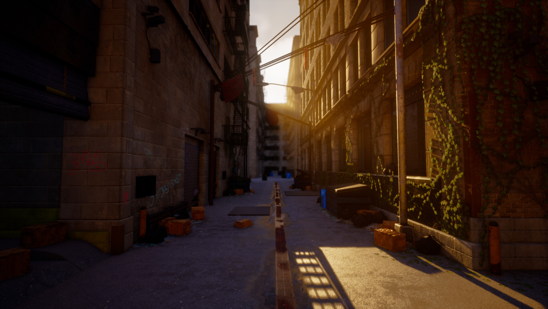ArtStation - Back Alleyway