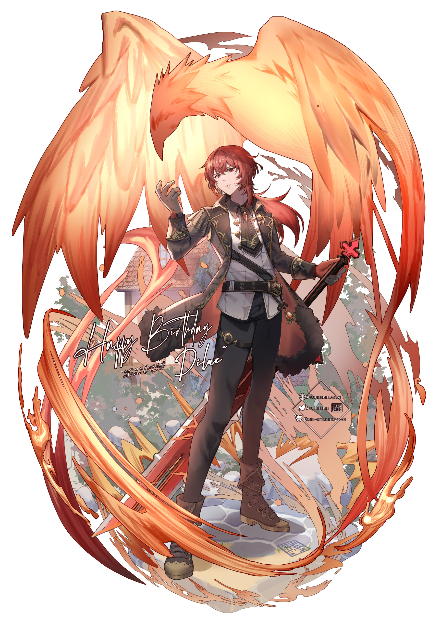 Andrea Rosaline / Allenerie - Genshin Impact Splash art compilation