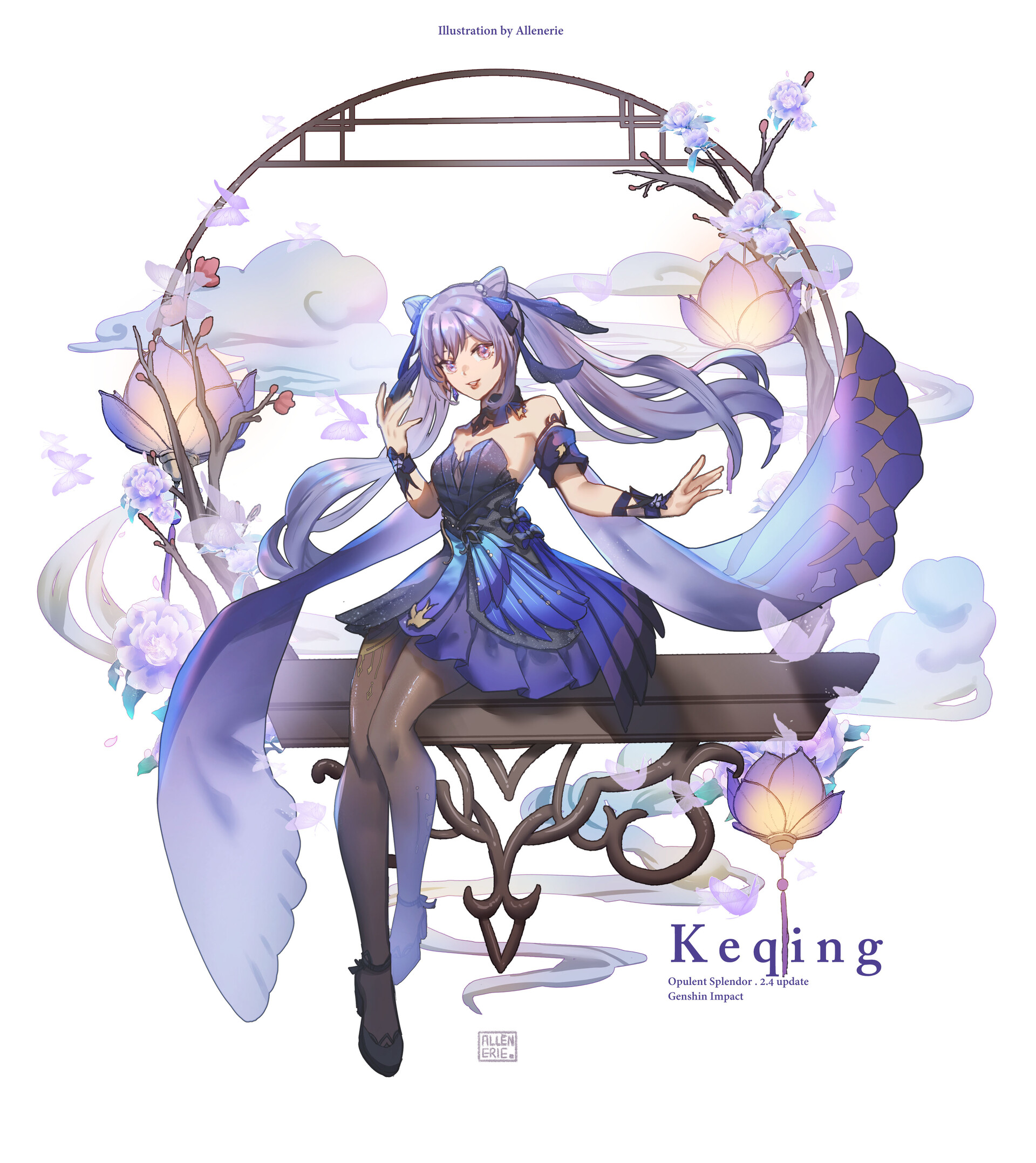 Andrea Rosaline / Allenerie - Genshin Impact Splash art compilation