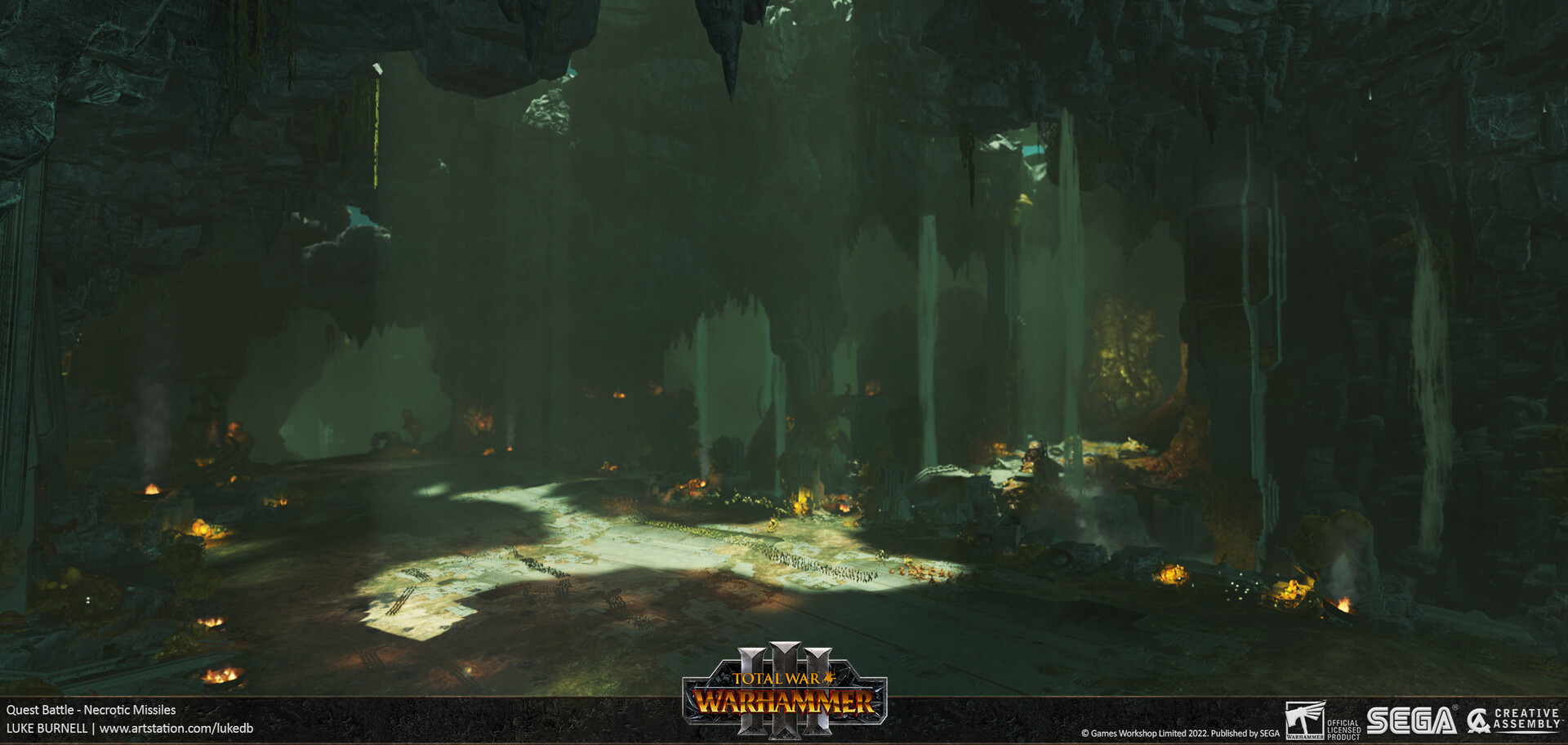 Luke Burnell - Total War: Warhammer 3 - Necrotic Missiles Battle