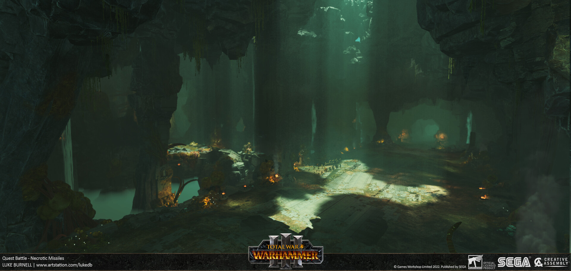 Luke Burnell - Total War: Warhammer 3 - Necrotic Missiles Battle