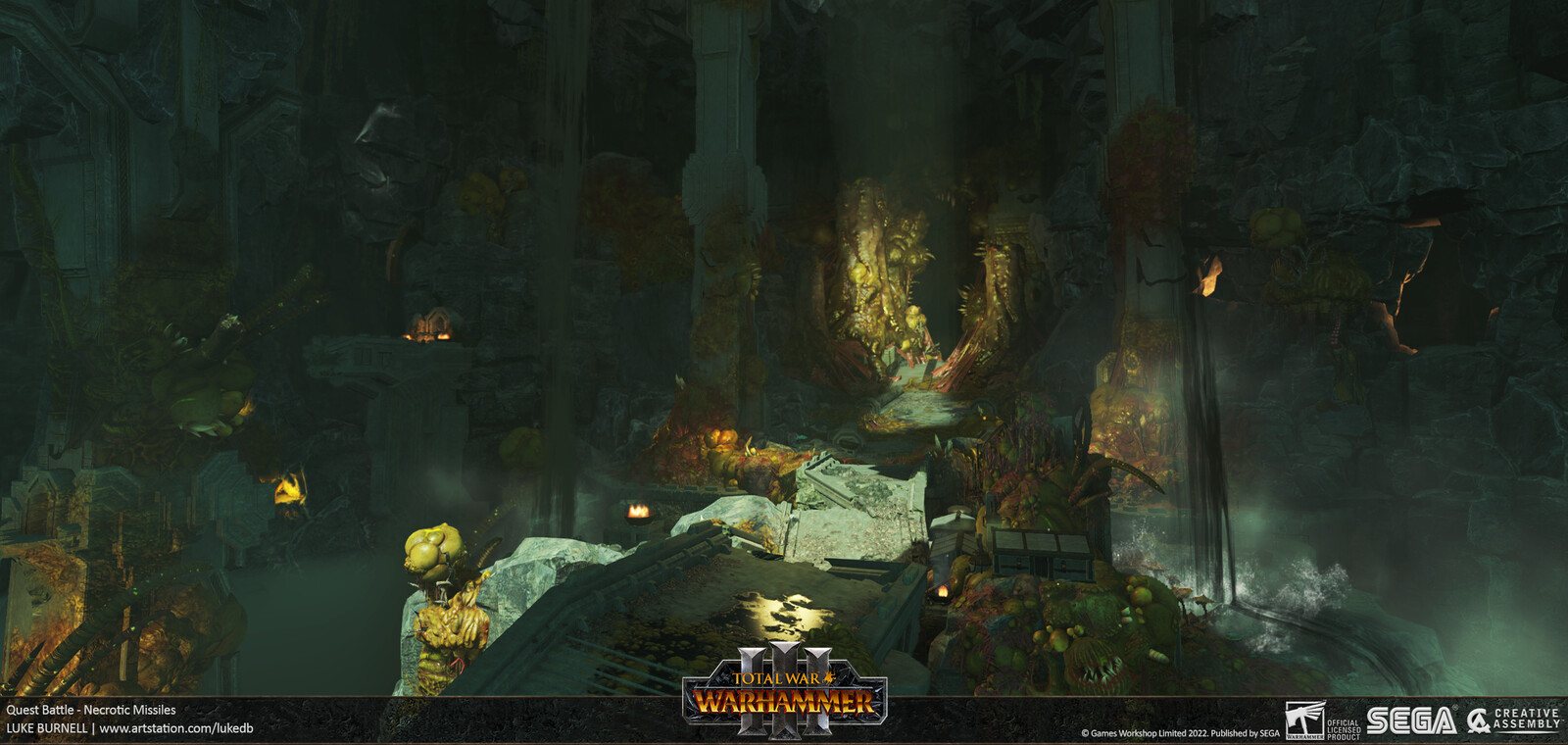 Luke Burnell - Total War: Warhammer 3 - Necrotic Missiles Battle