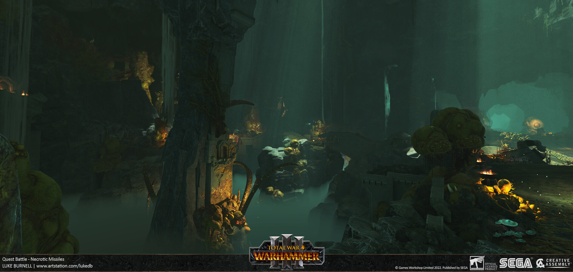 Luke Burnell - Total War: Warhammer 3 - Necrotic Missiles Battle