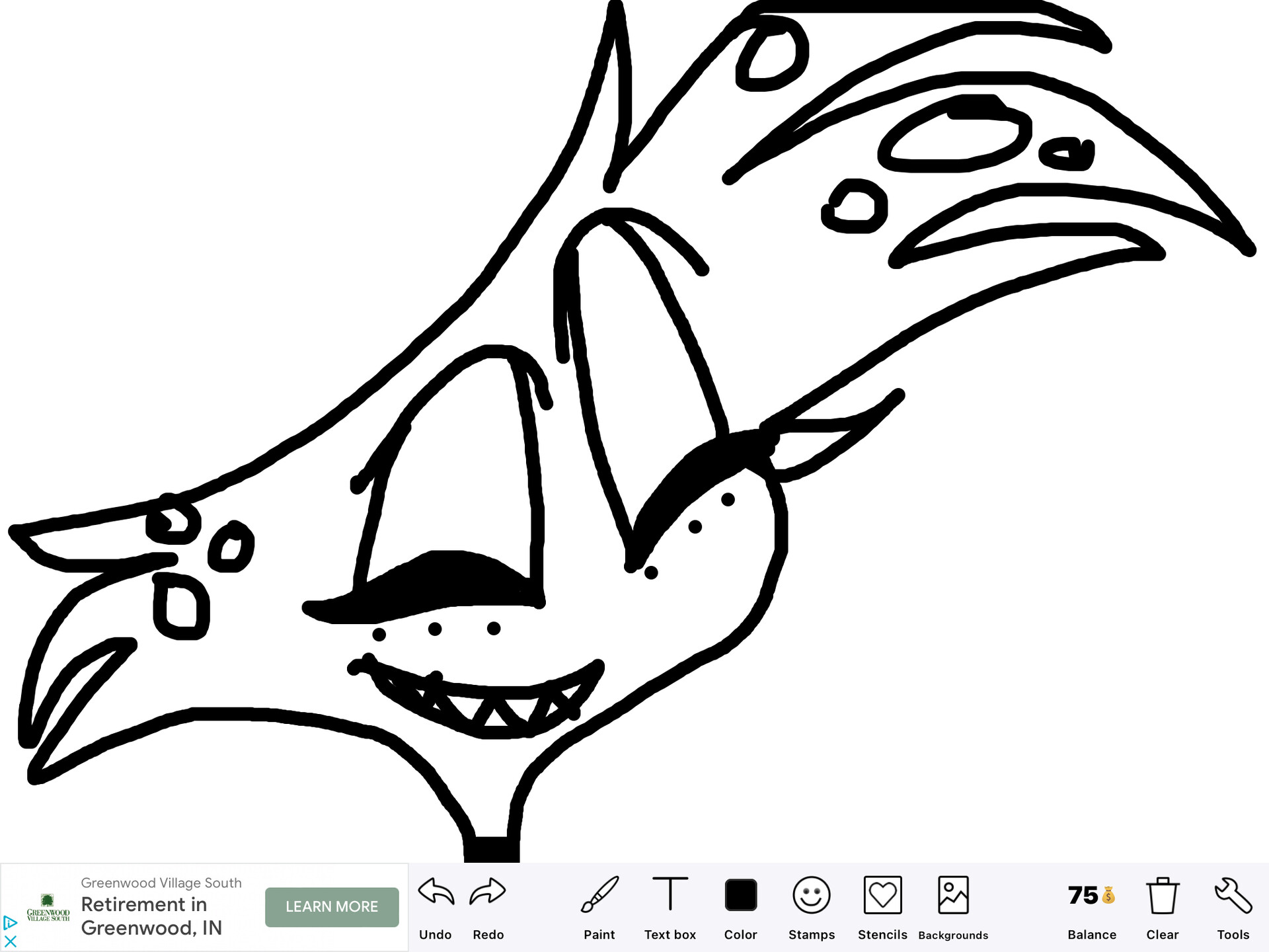 coloring pages of angel dust