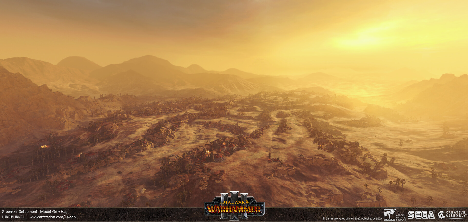 Luke Burnell - Total War: Warhammer 3 - Greenskin Settlements