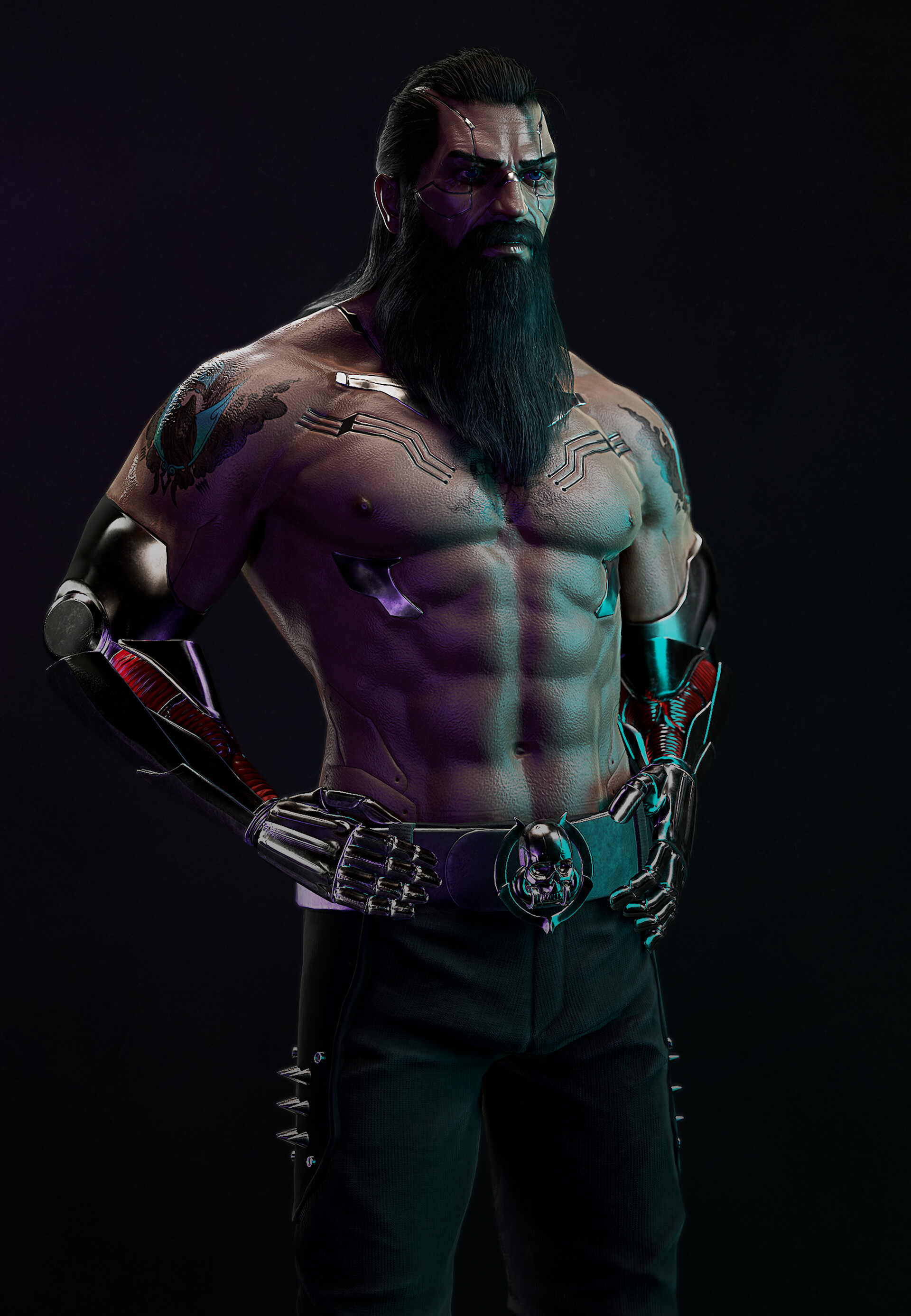 ArtStation - Cyberpunk Game Character