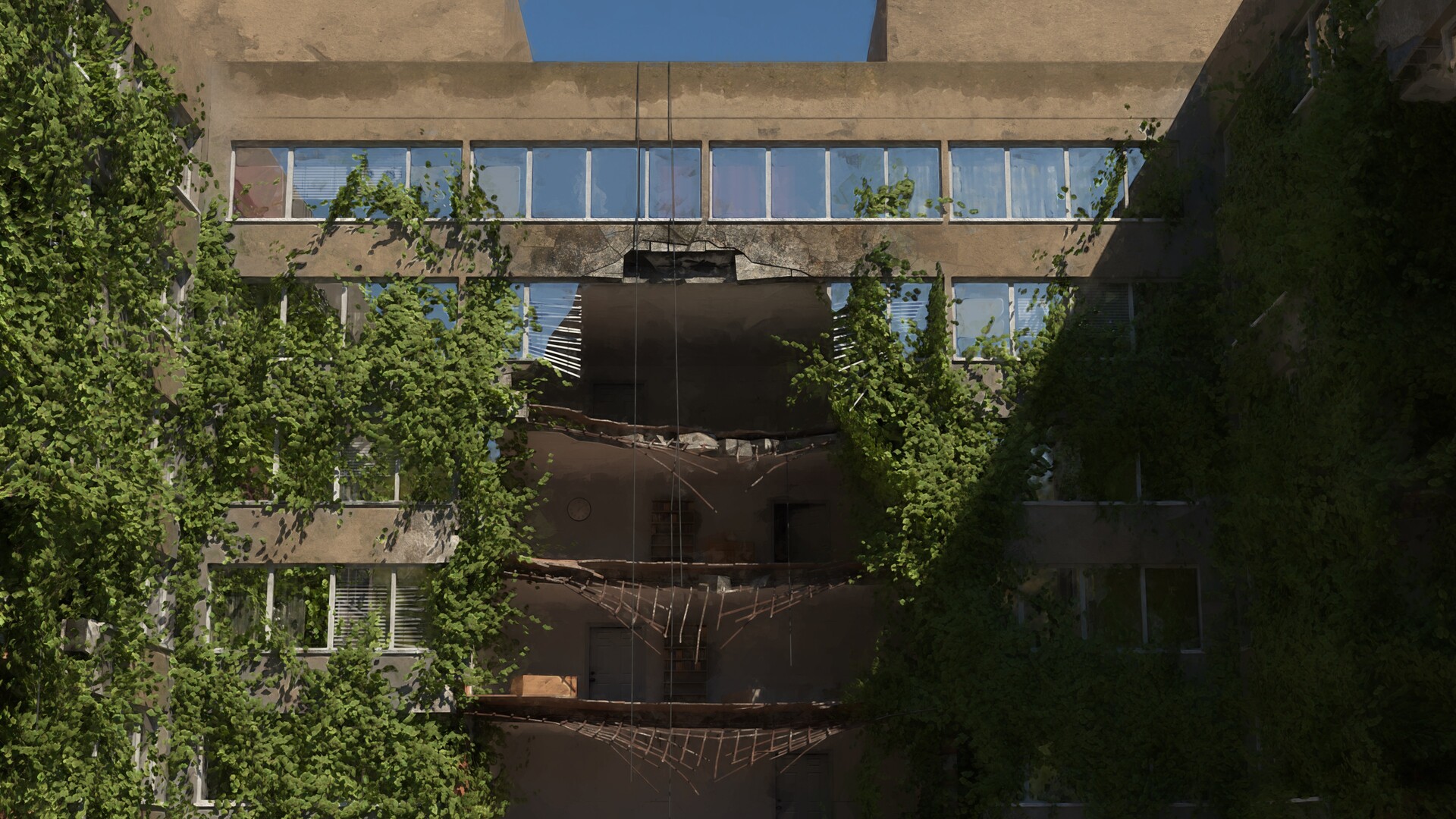 ArtStation - Abandoned Building