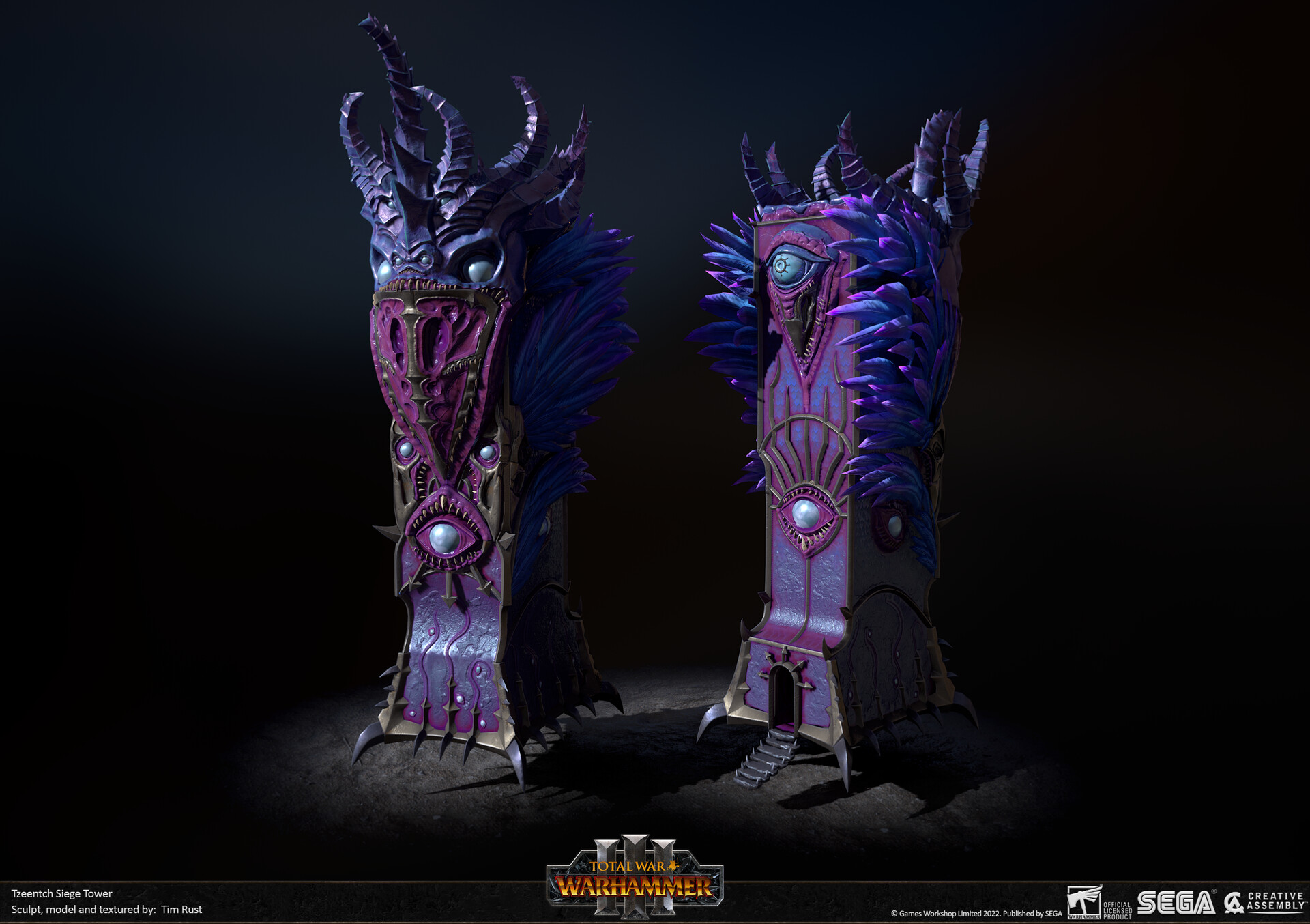 Tim Rust - Total War: Warhammer 3 - Tzeentch Siege Tower