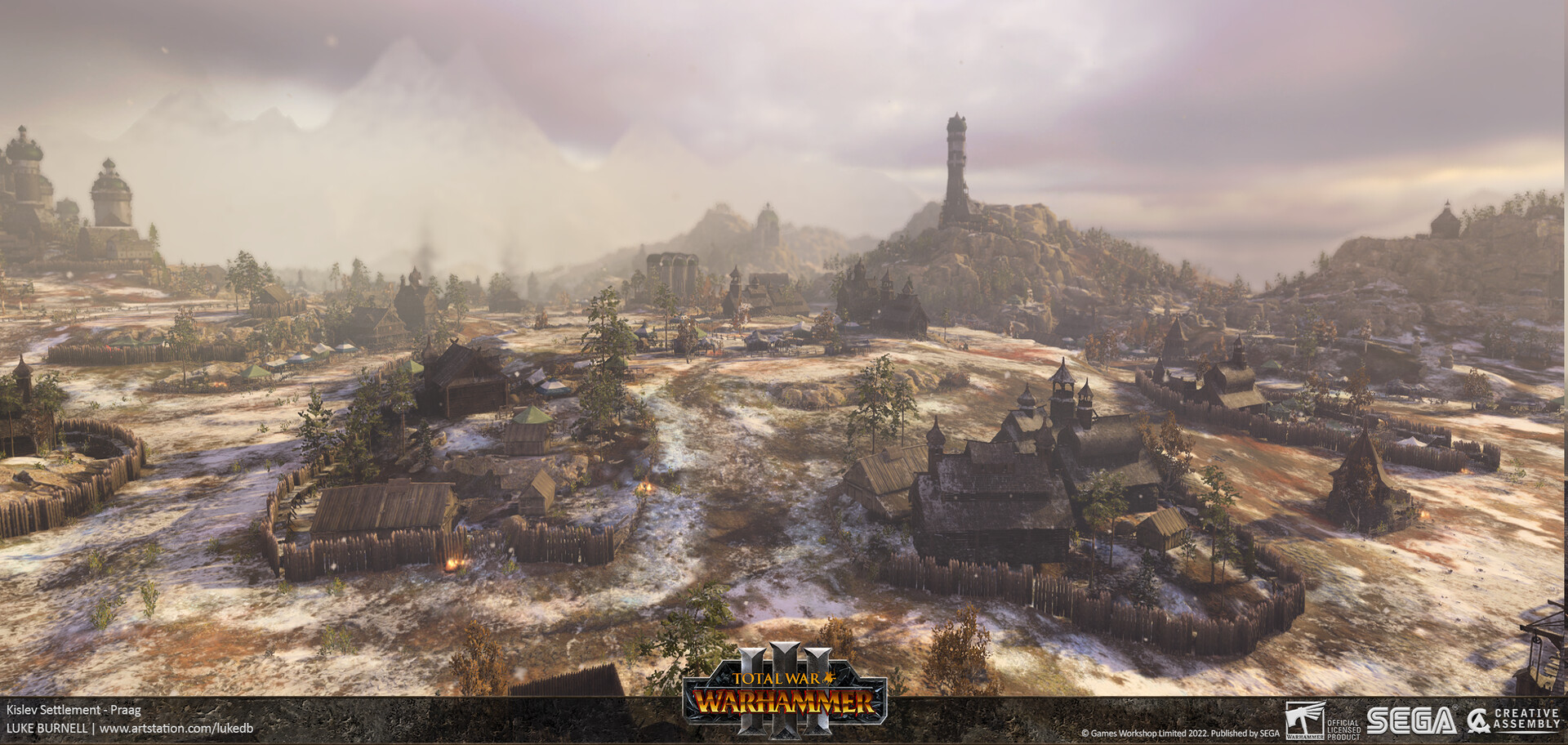 Luke Burnell - Total War: Warhammer 3 - Kislev Settlements