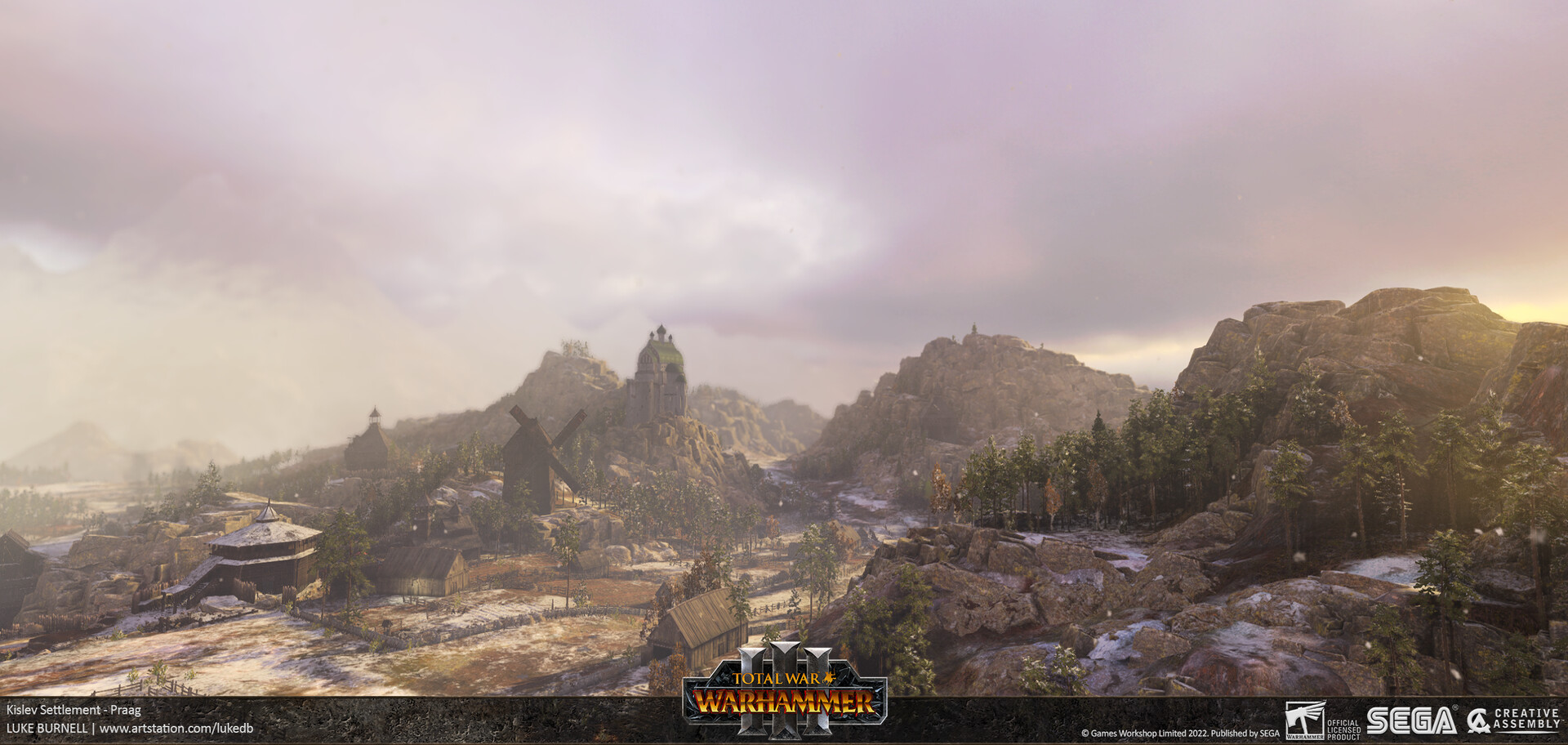 Luke Burnell - Total War: Warhammer 3 - Kislev Settlements