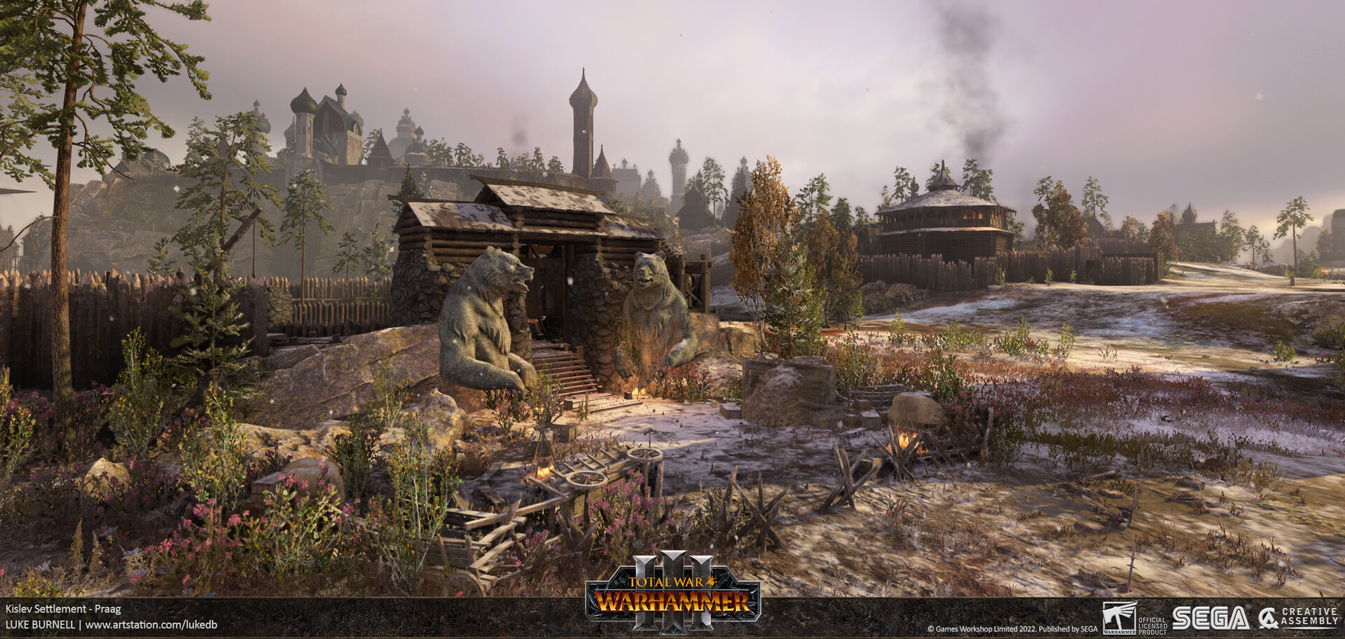 Luke Burnell - Total War: Warhammer 3 - Kislev Settlements